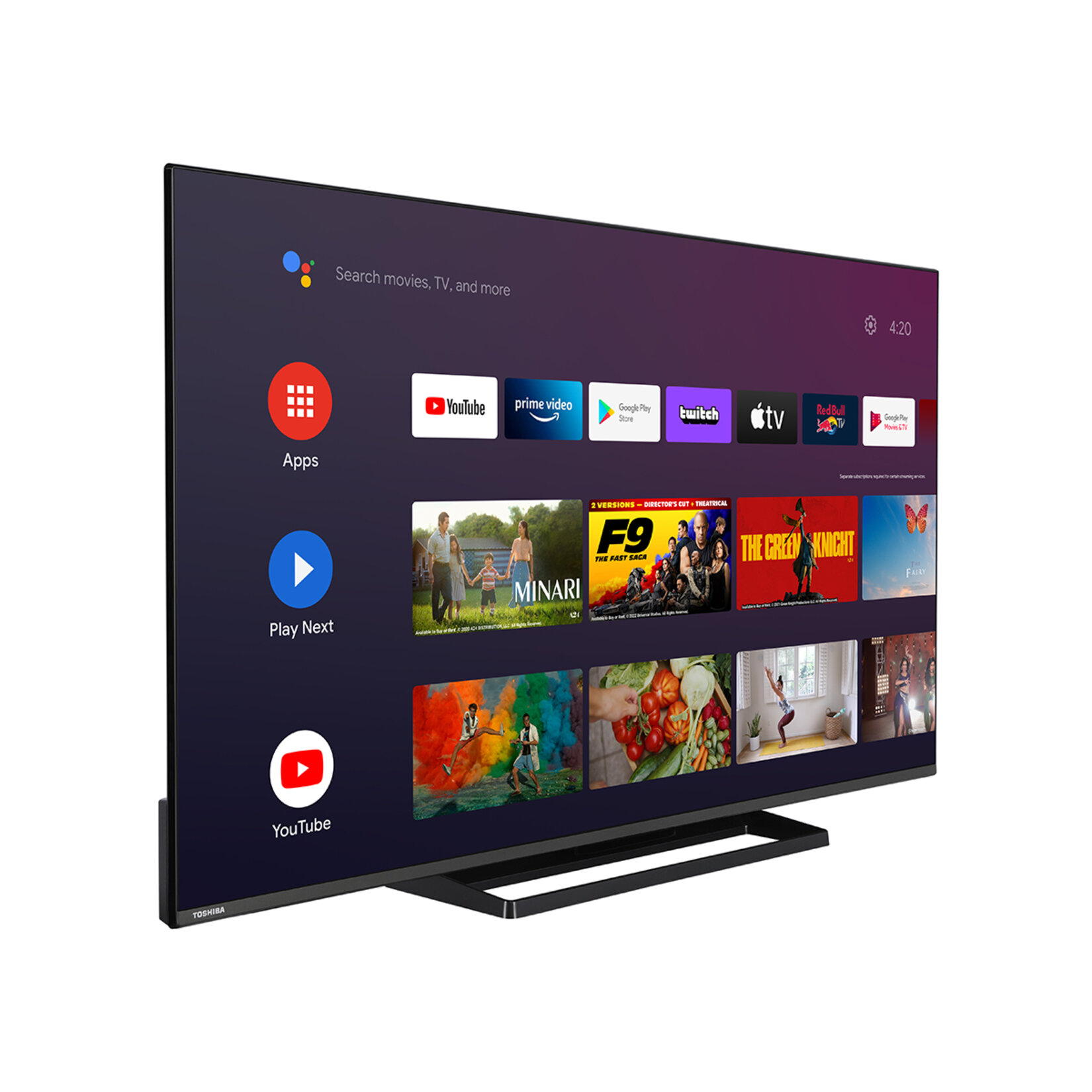 Toshiba 55UA3E63DT 139 Ekran UHD Android Led Tv