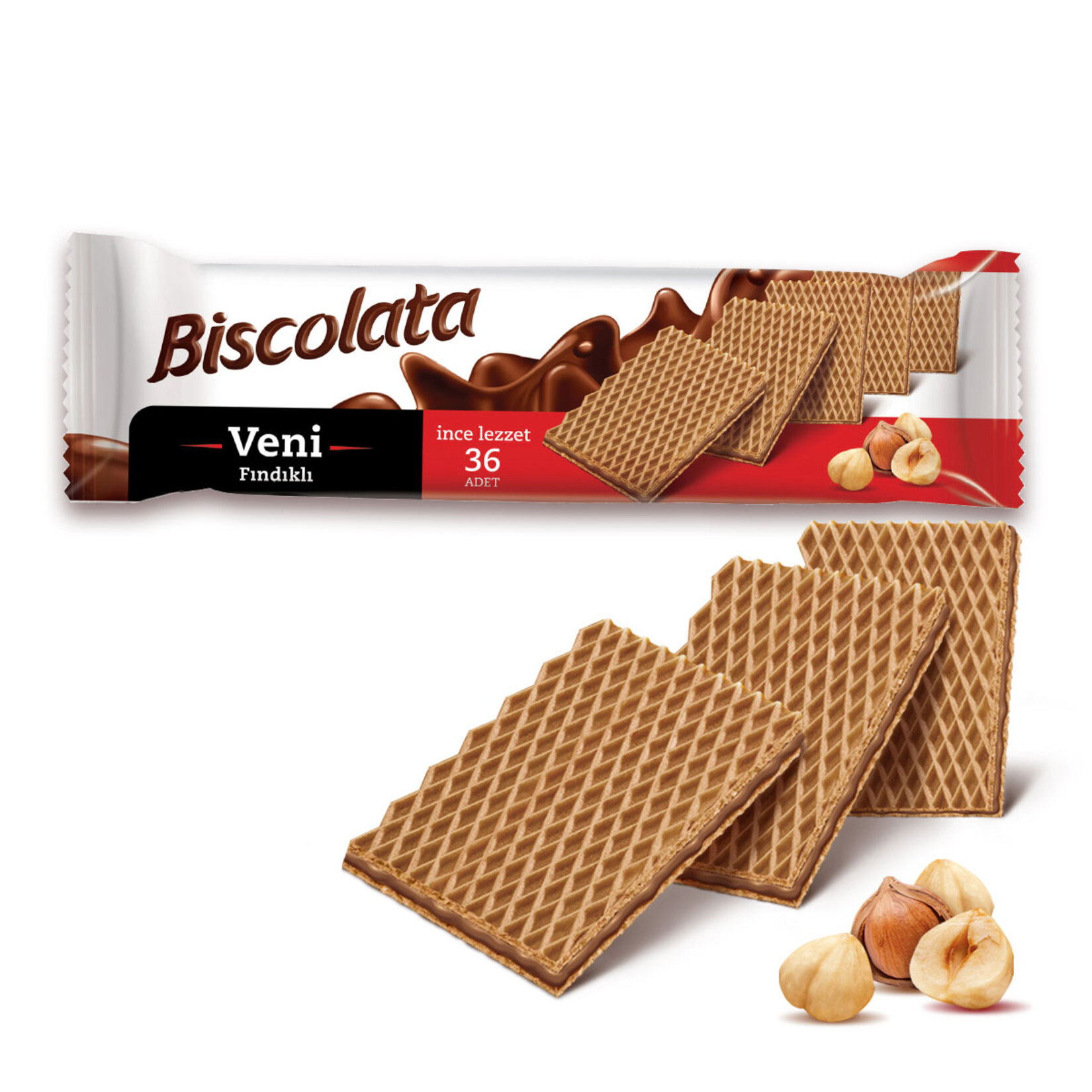 Biscolata Veni Fındıklı Gofret 110 G