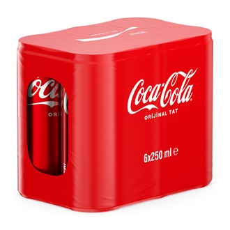 Coca-Cola Zero Sugar Kutu 6 x 250 Ml