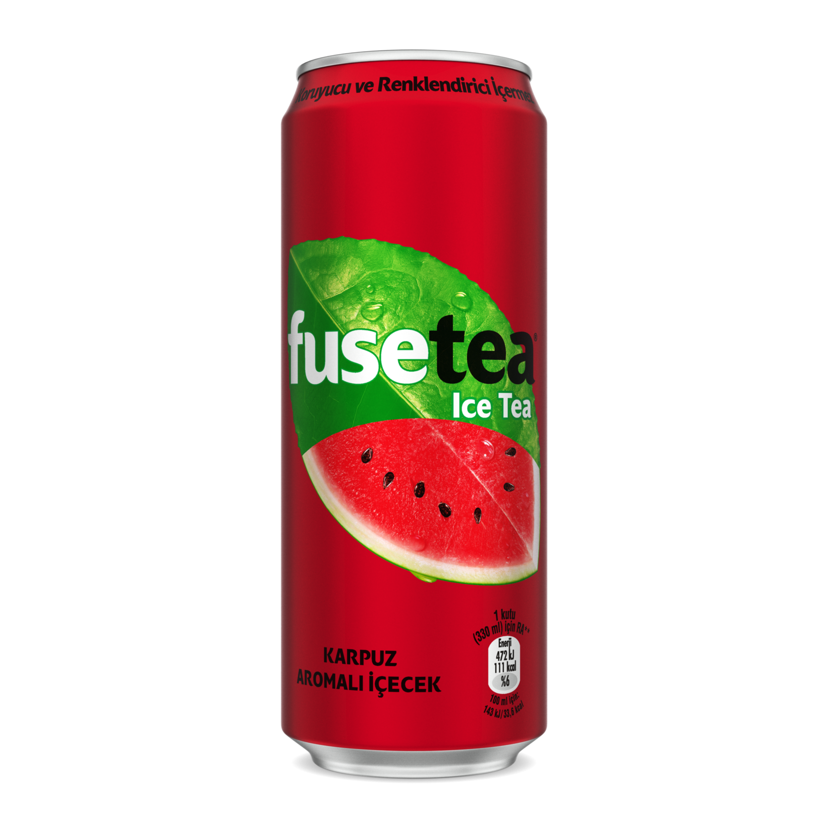 Fuse Tea Karpuz Aromalı Soğuk Çay Kutu 330 ML