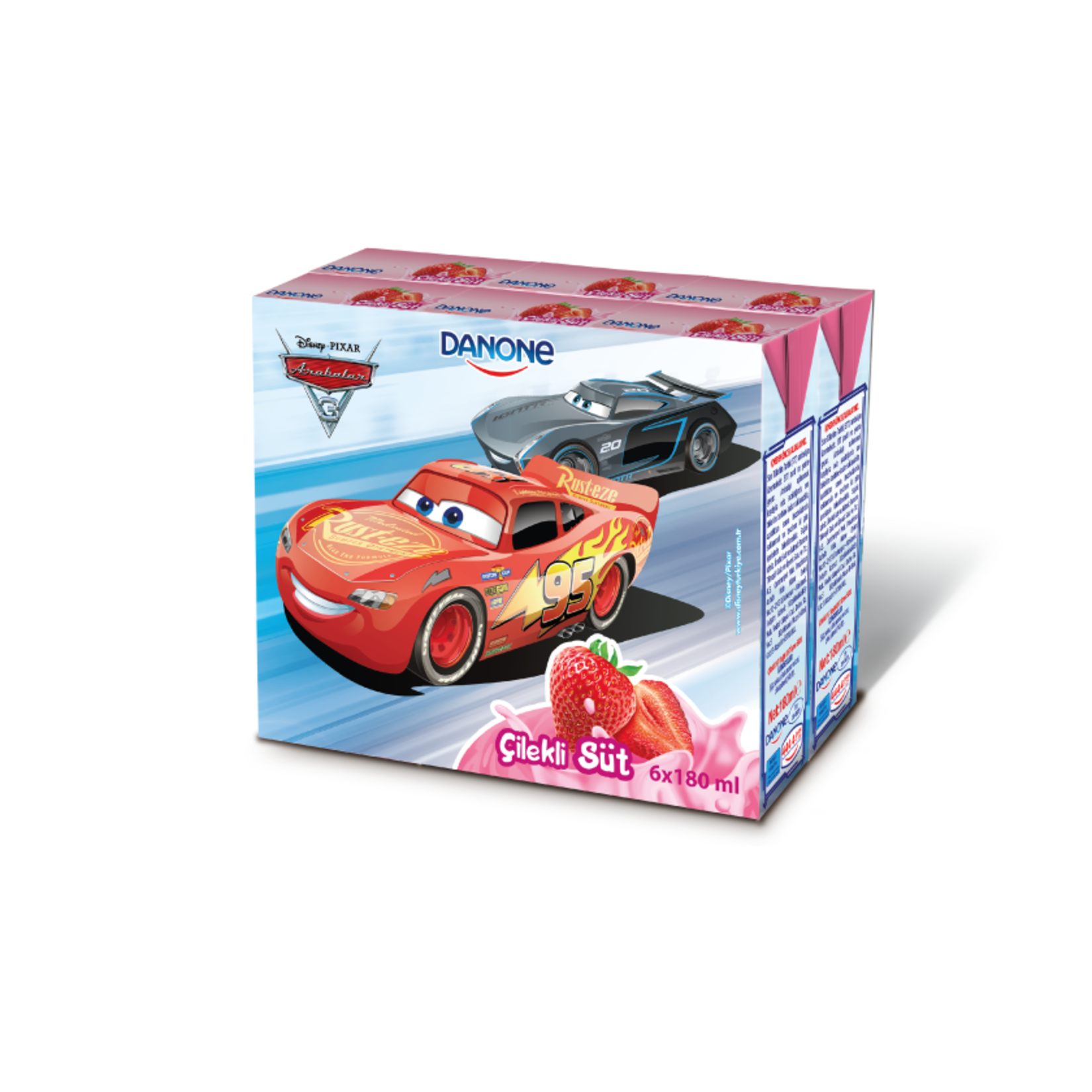 Danone Disney Çilek Aromalı Süt 6X180 Ml
