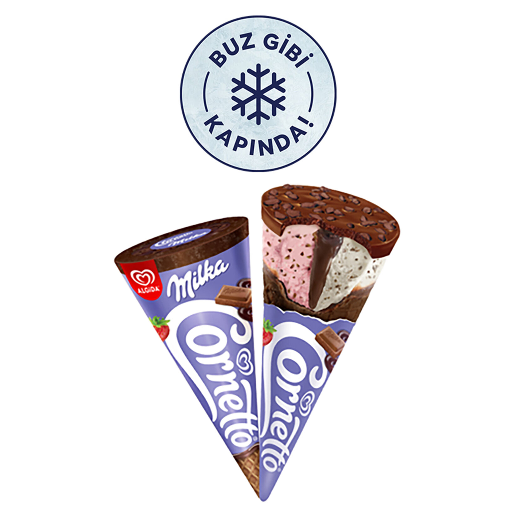 Cornetto Disc Milka 140 Ml