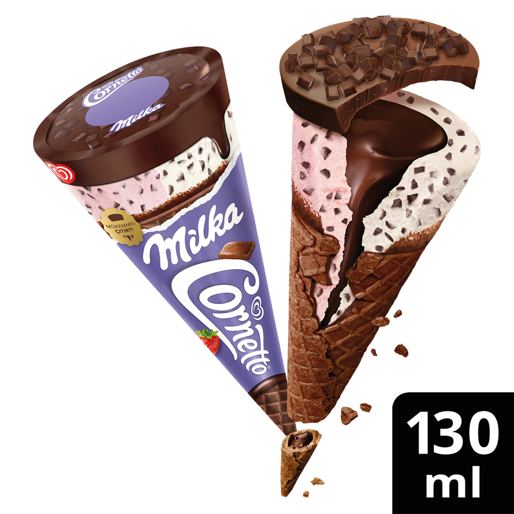 Cornetto Disc Milka 130 Ml