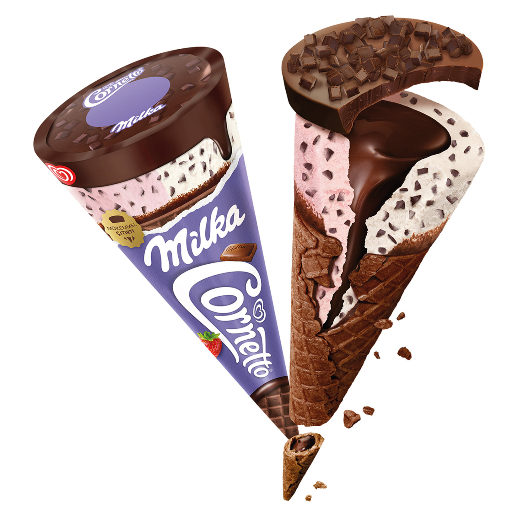 Cornetto Disc Milka 130 Ml