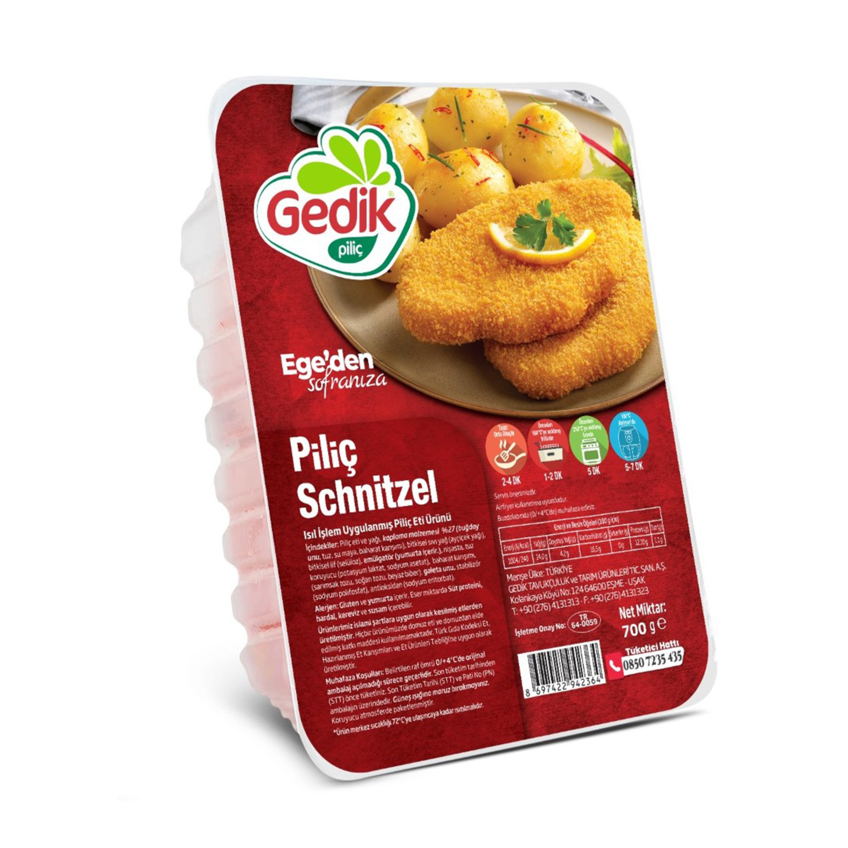 Gedik Piliç Schnitzel 700 G