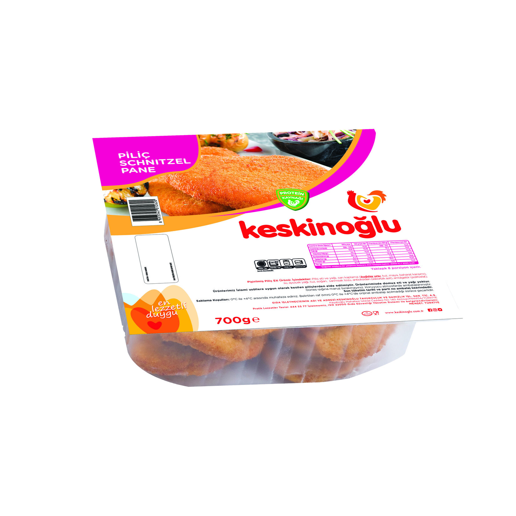 Keskinoğlu Piliç Schnitzel 700 G