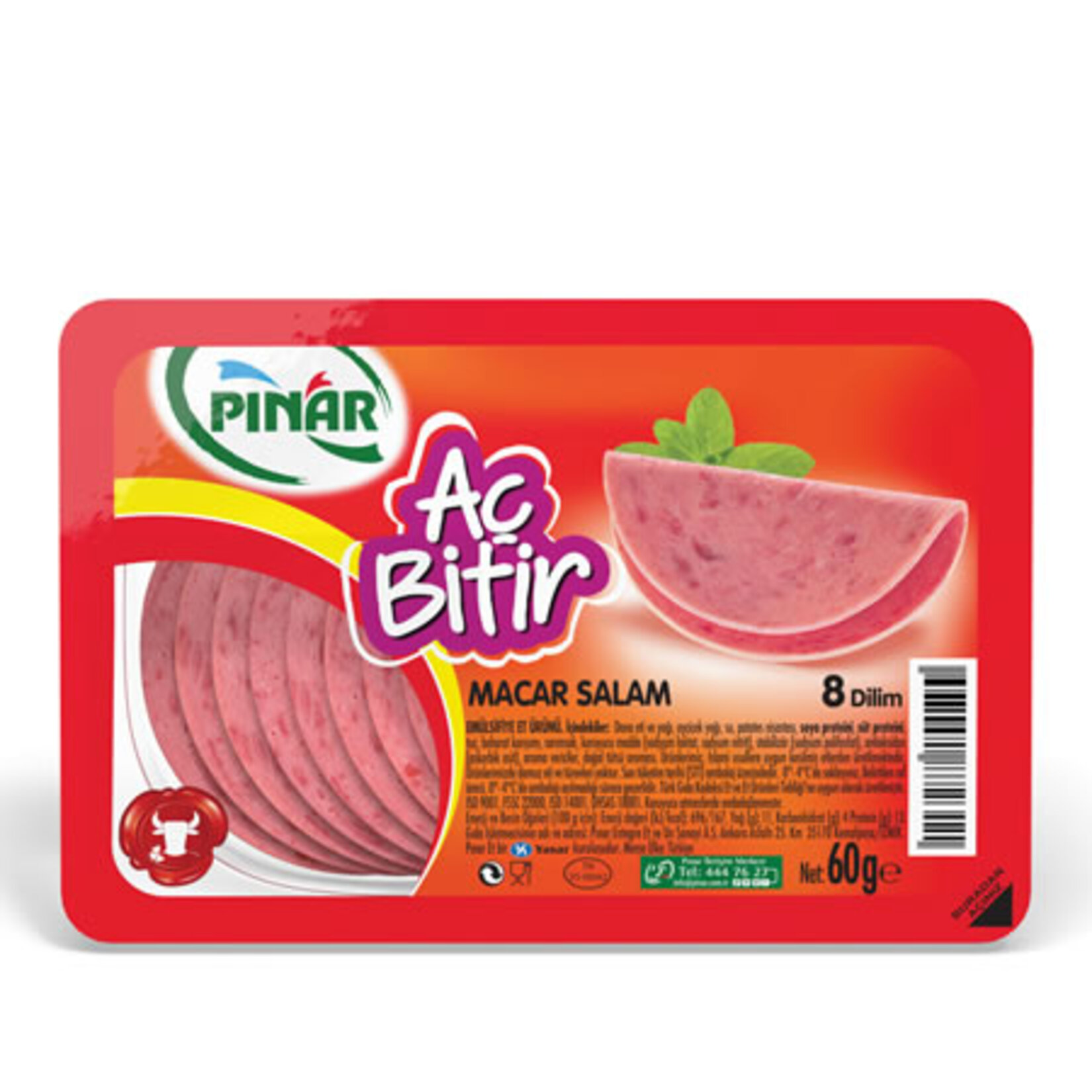 Pınar Aç Bitir Macar Salam 60 G