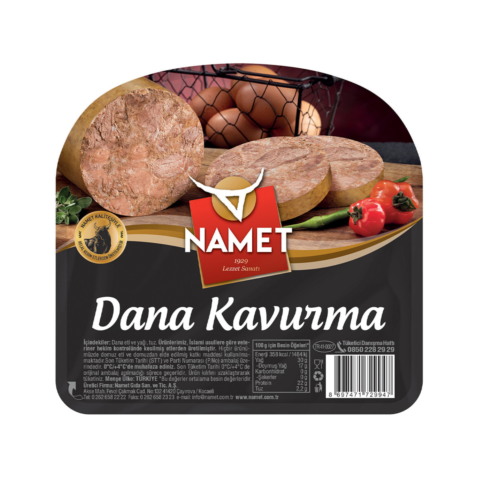 Namet Dilimli Kavurma 200 G