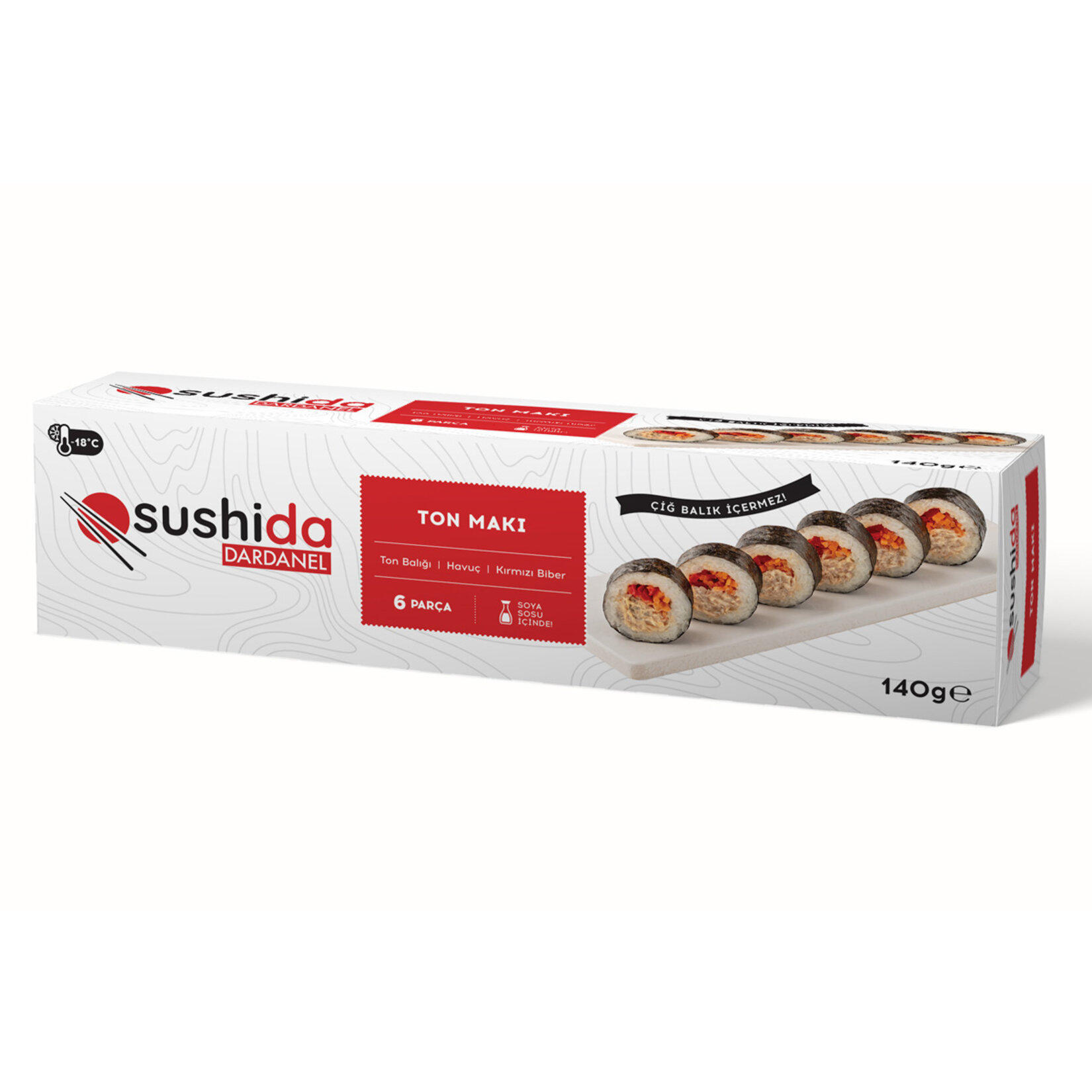 Dardanel Sushida Donuk Sushi Ton Maki 140 G