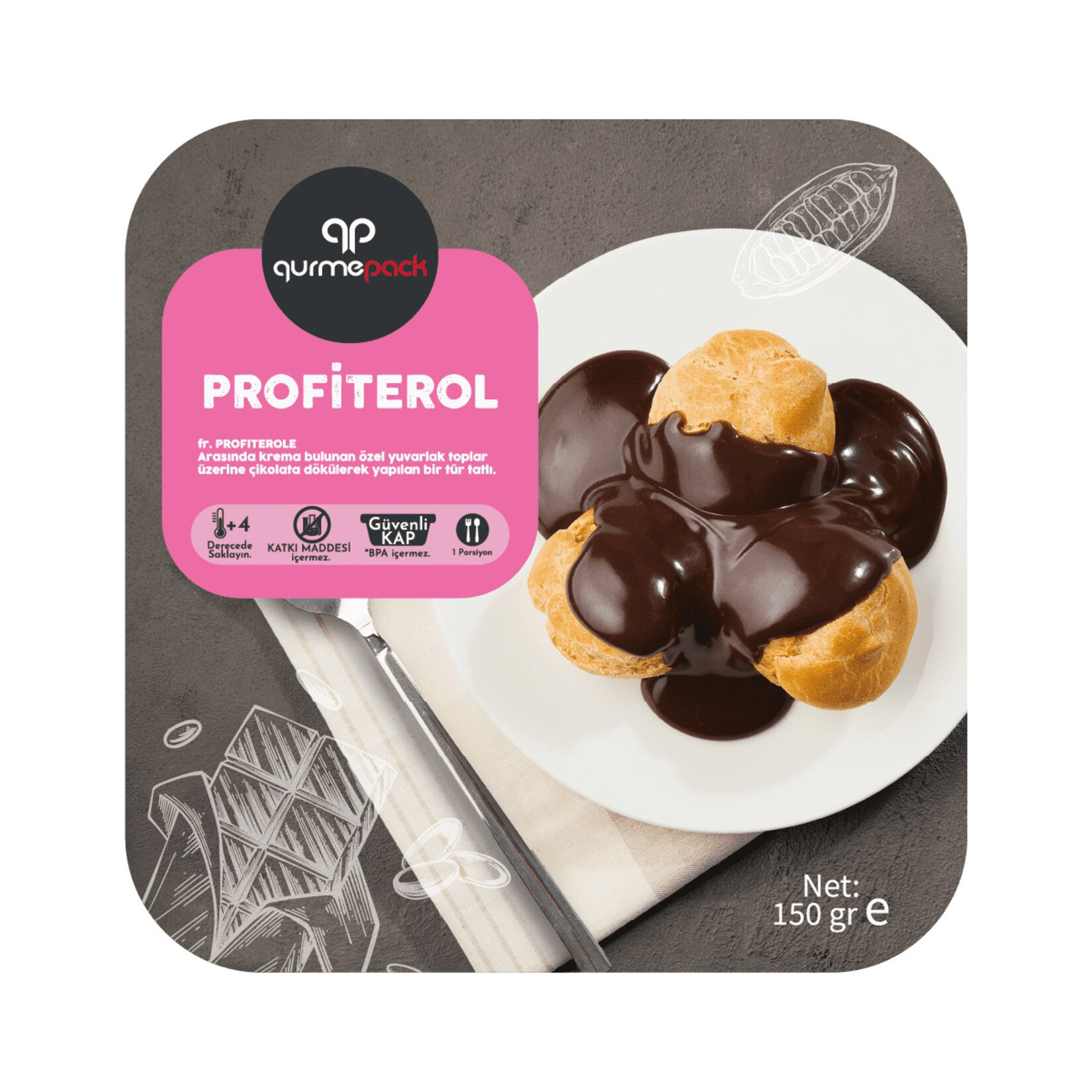 Gurmepack Profiterol 150 G