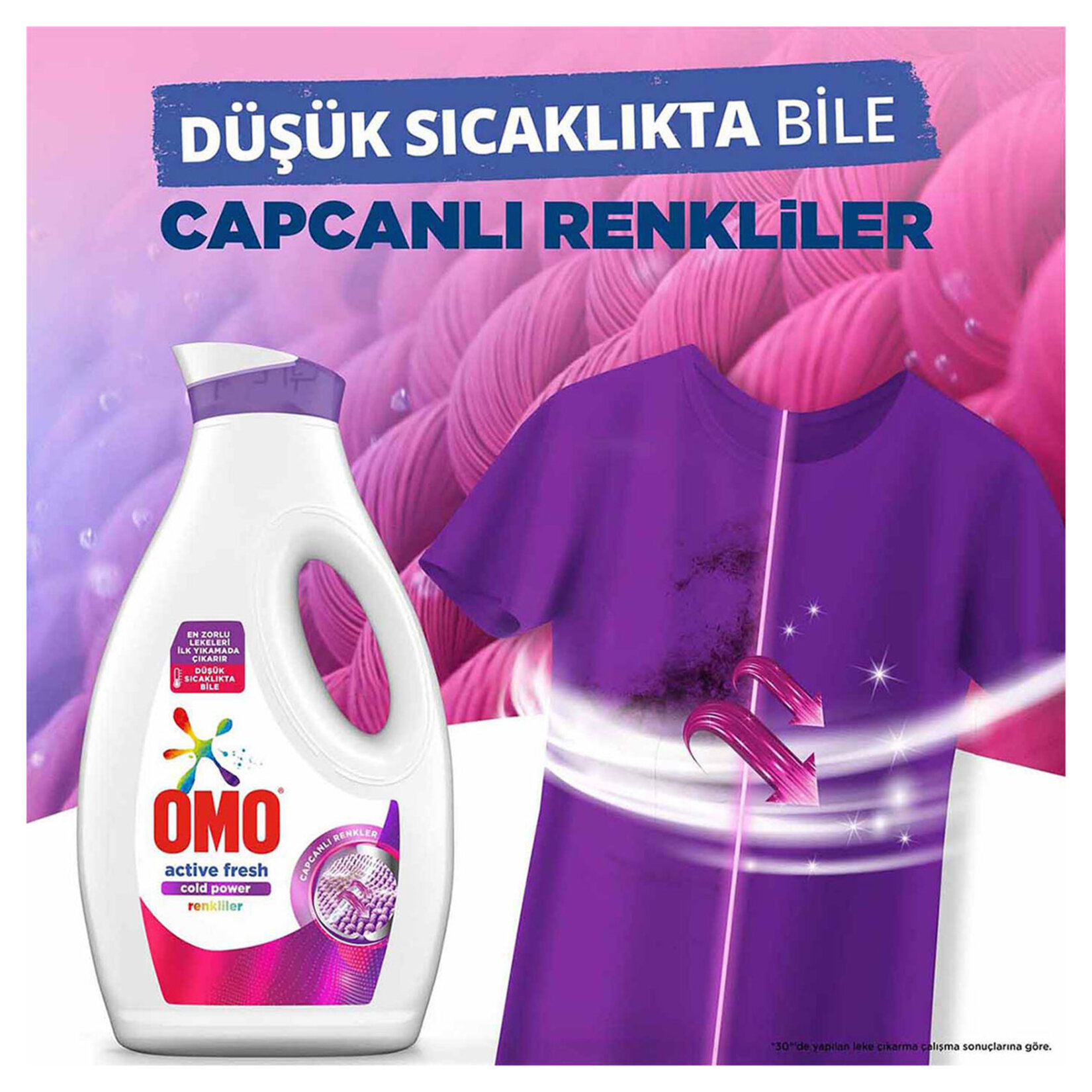 Omo Sıvı Active Fresh Cold Power Renkliler İçin Çamaşır Deterjanı 1690 Ml