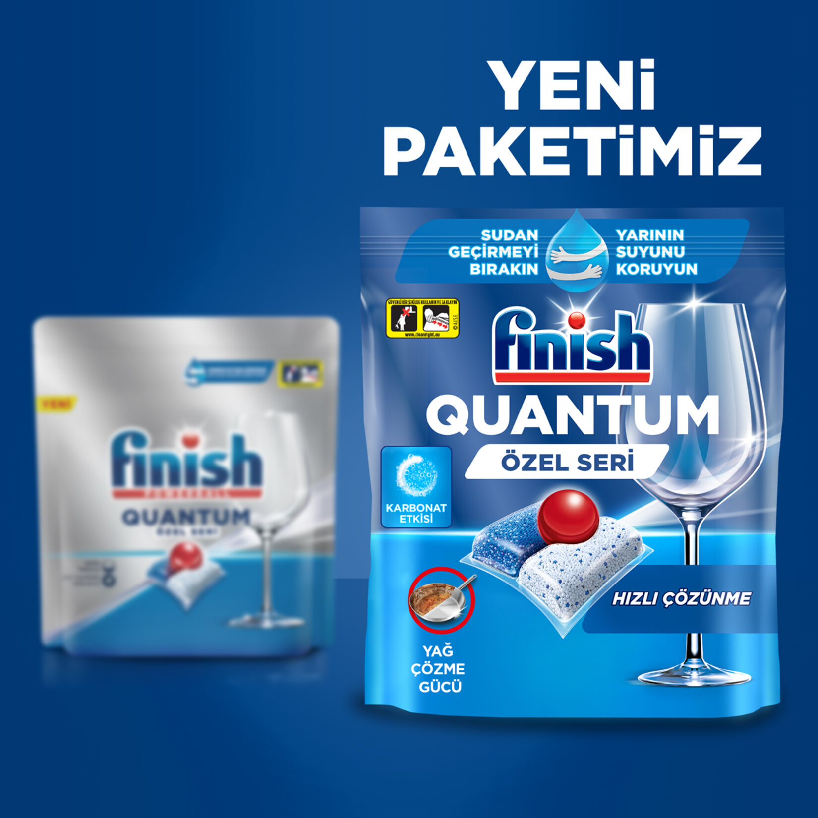 Finish Quantum Özel Seri 50'li Bulaşık Makinesi Tableti 520 G