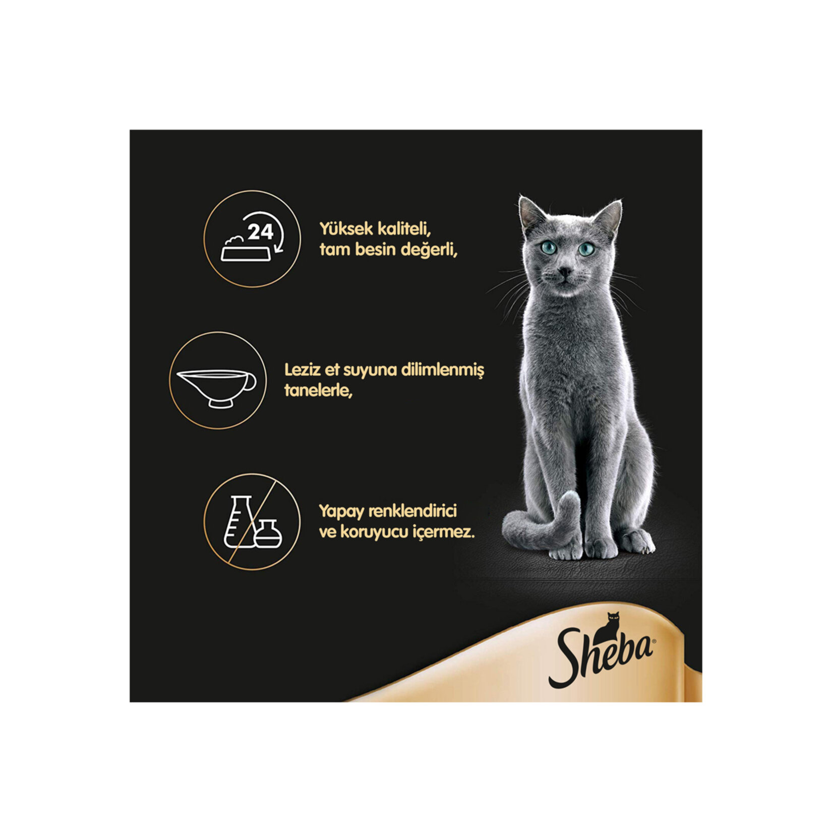 Sheba Somonlu Poşet Yaş Mama 85 G
