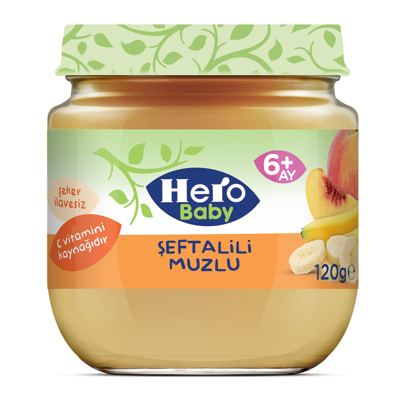 Hero Baby Şeftali Muzlu 120Gr | Macroonline