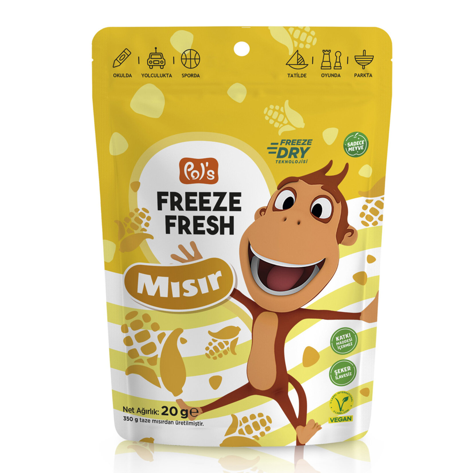 Pol's Freeze Fresh Kukuli Çıtır Küp 20 g | Macroonline