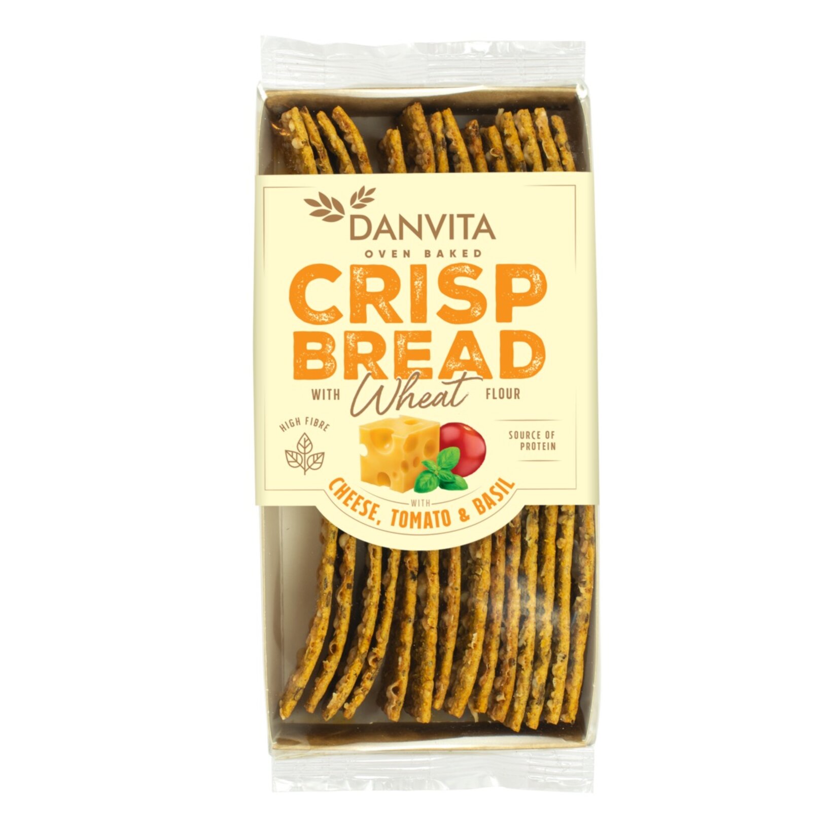 Danvita Peynirli Domatesli & Fesleğenli Kraker 130 G | Macroonline