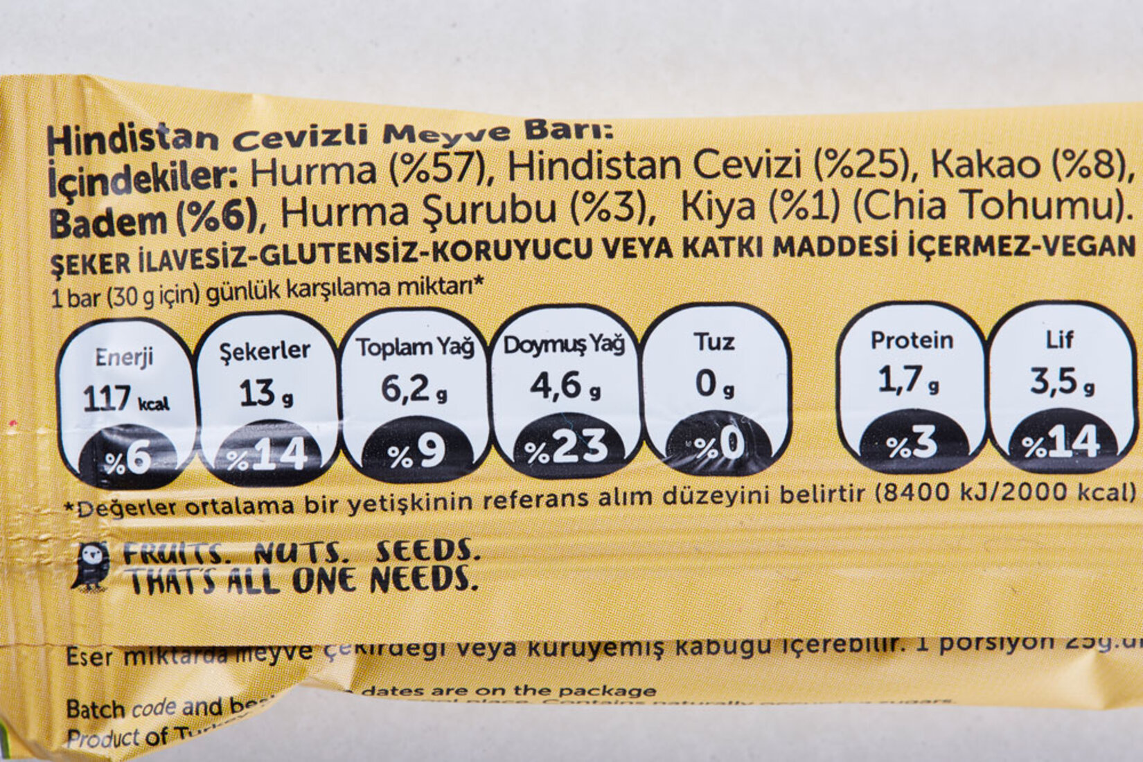 Kurme Coconut Bar 30 G | Macroonline