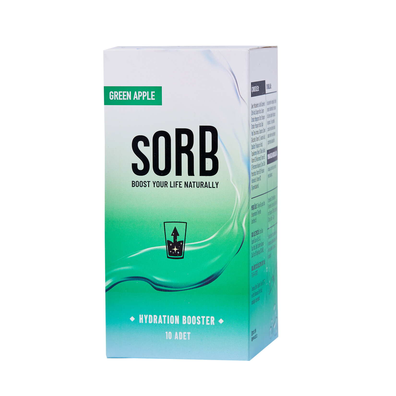 Sorb Hydration Boos Green Apple Spor İçecek 10x16 G | Macroonline