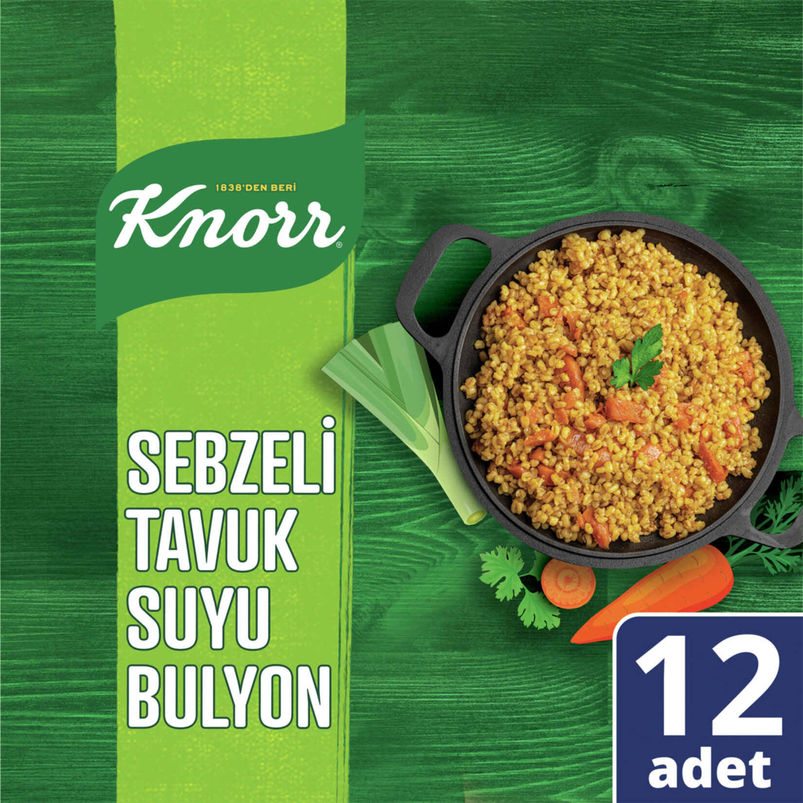 Knorr Sebzeli Tavuk Suyu Bulyon 12 Adet 120 G | Macroonline