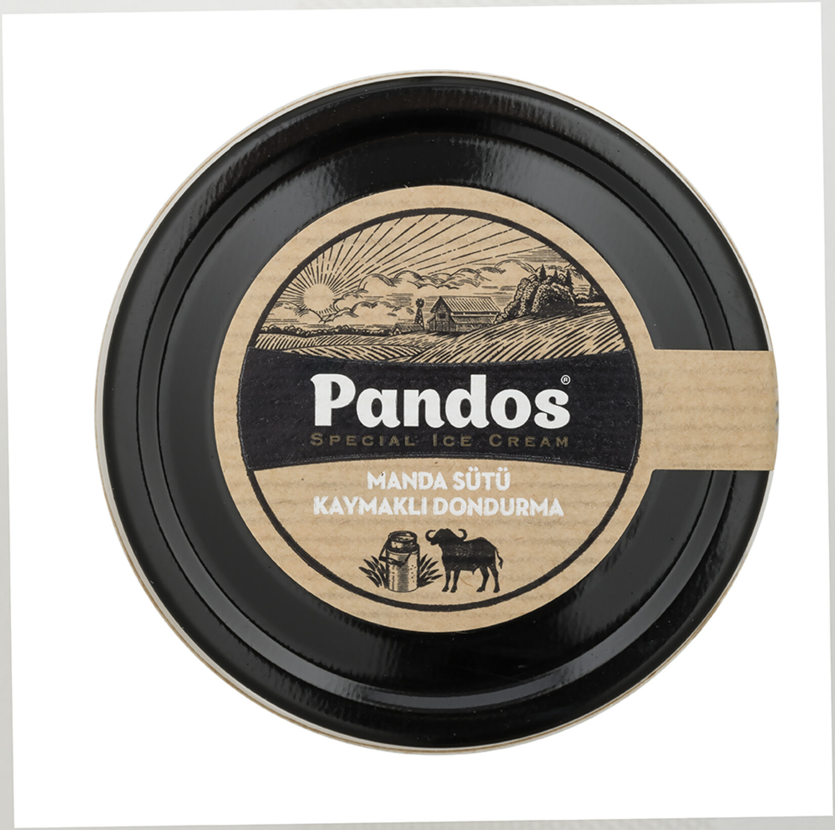 Pandos Manda Sütü Kaymaklı Dondurma 400 G | Macroonline