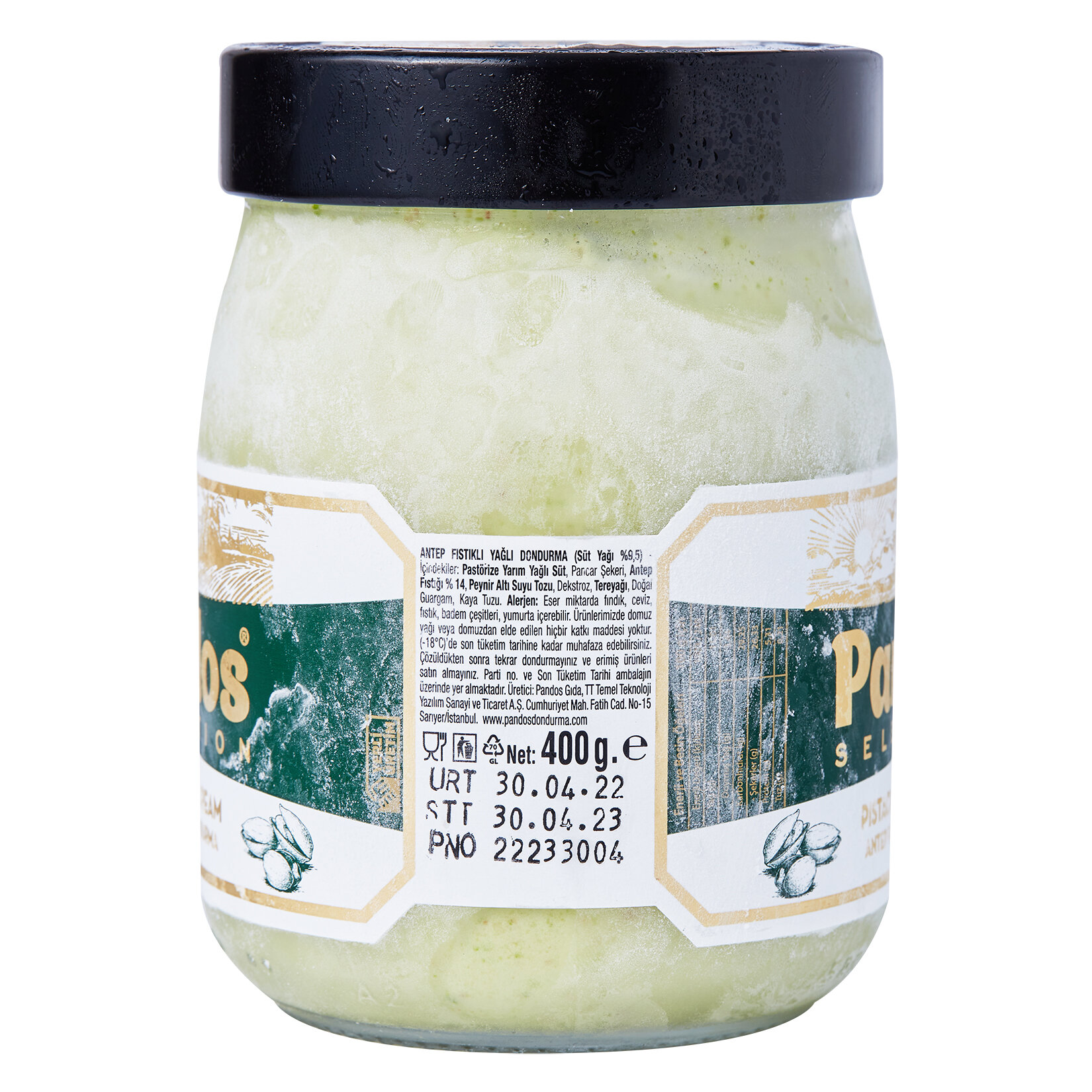 Pandos Selection Antep Fıstıklı Dondurma 400 G | Macroonline