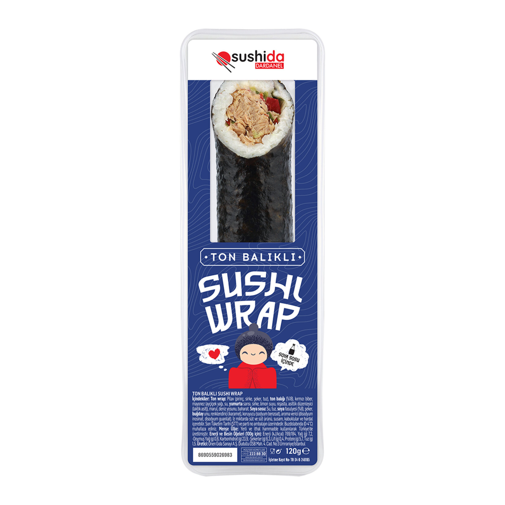 Sushida Ton Wrap 120 G | Macroonline