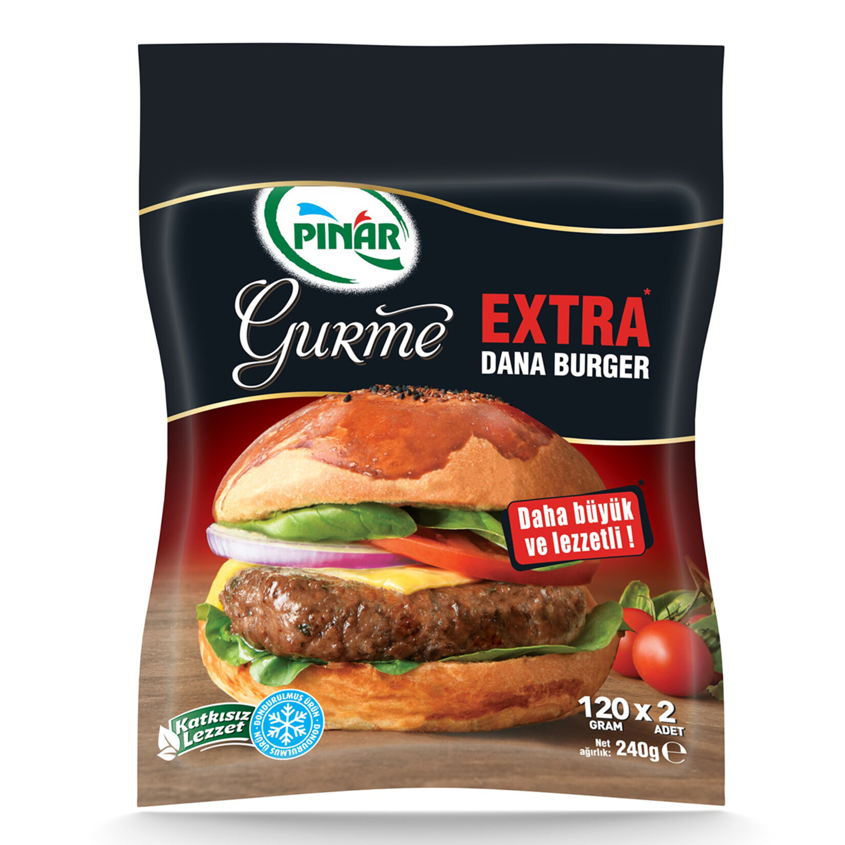 Pınar Gurme Dana Burger Extra 240 G | Macroonline