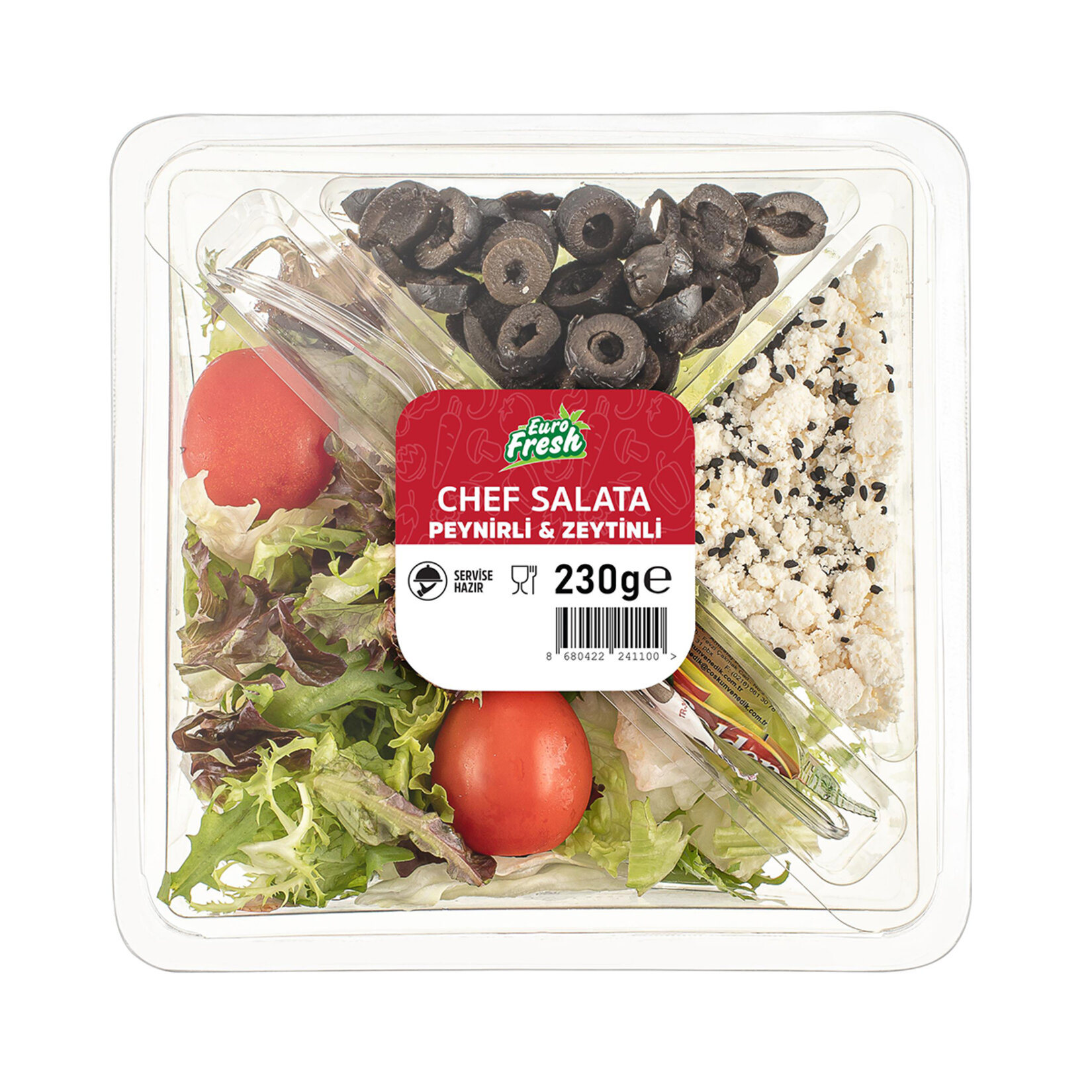 Chef Salata Peynirli&zeytinli 230 Gr | Macroonline