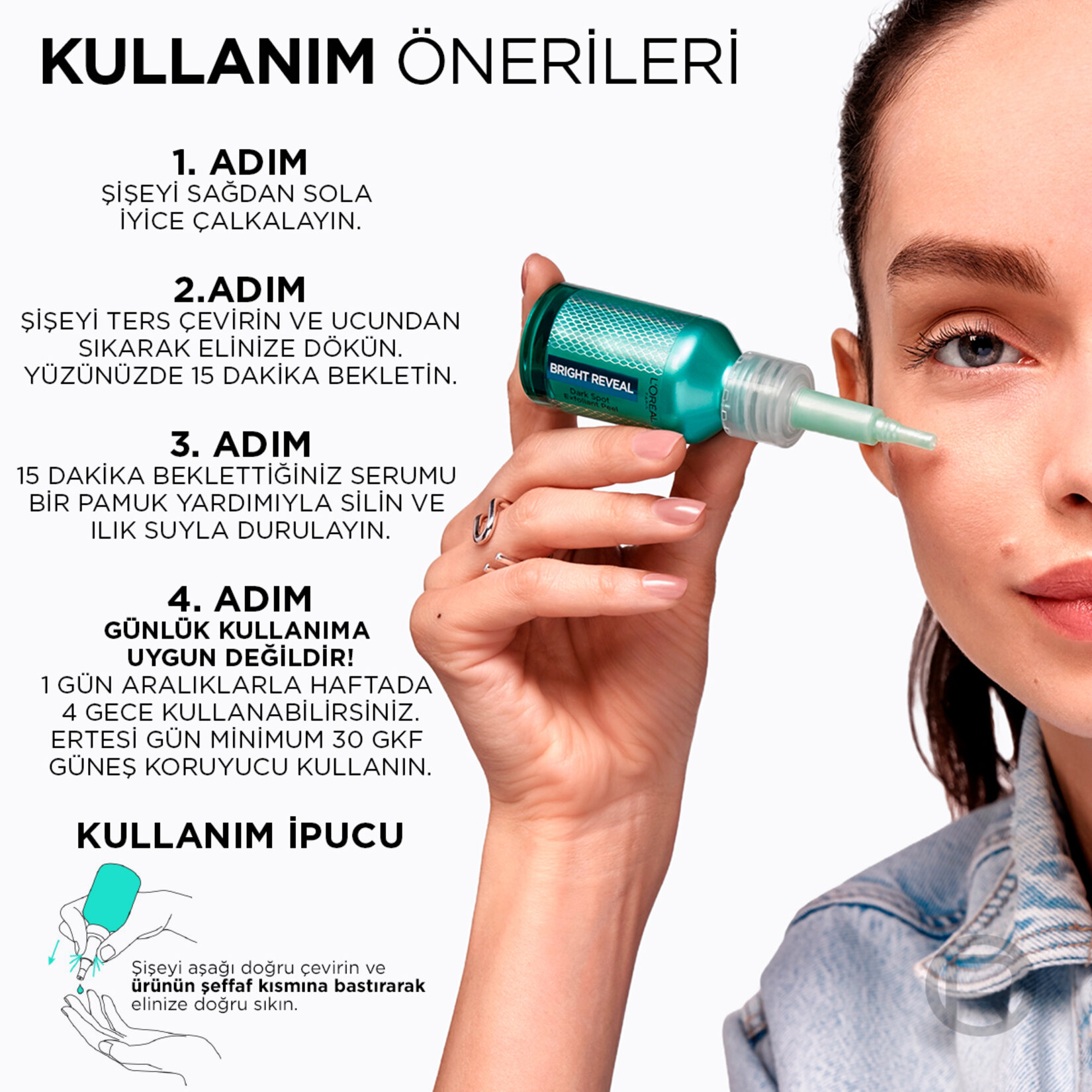 L'oréal Parıs Brıght Reveal Yenil.peelıng Ser.25ml | Macroonline