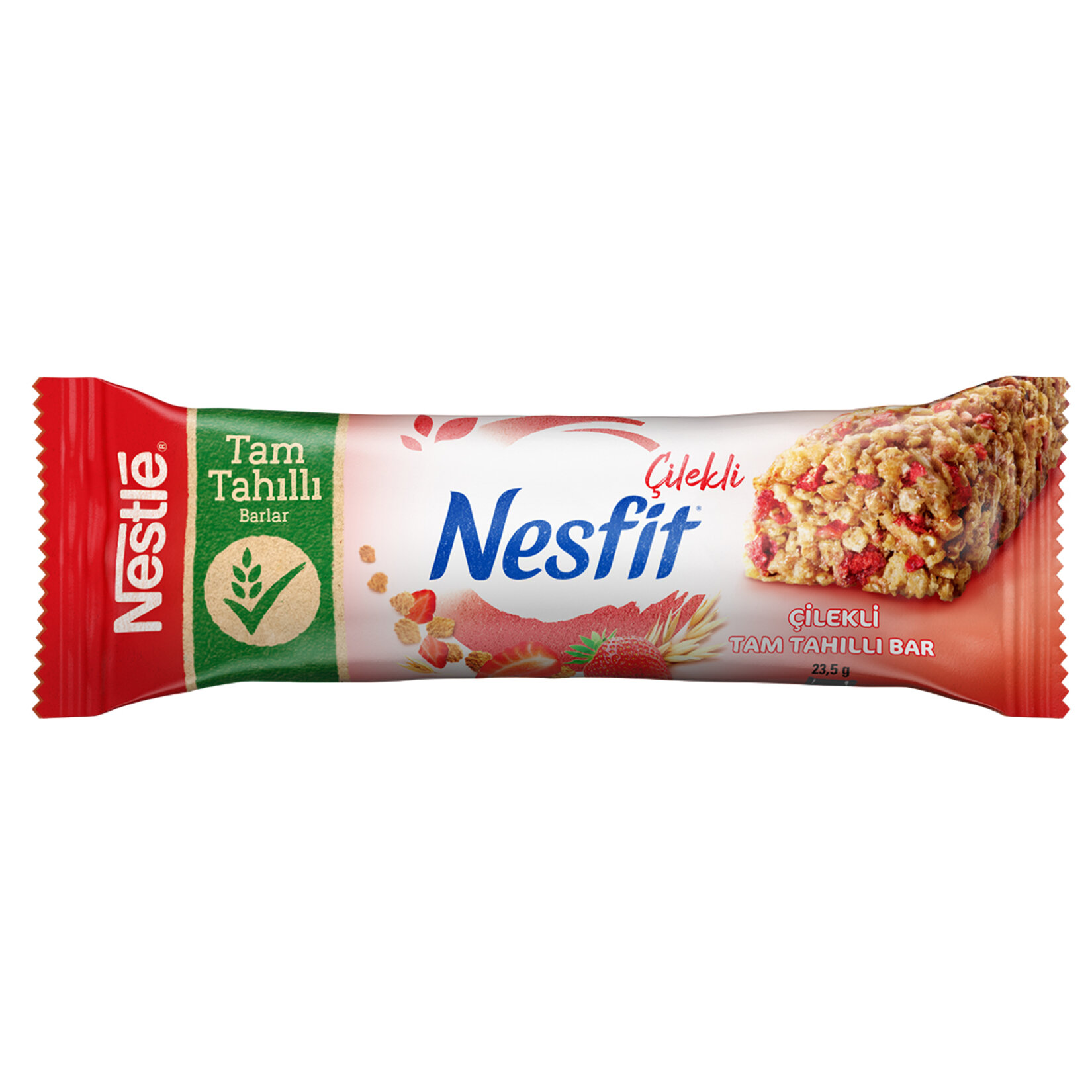 Nestlé Nesfit Çilekli Tam Tahıllı Bar 23,5g
