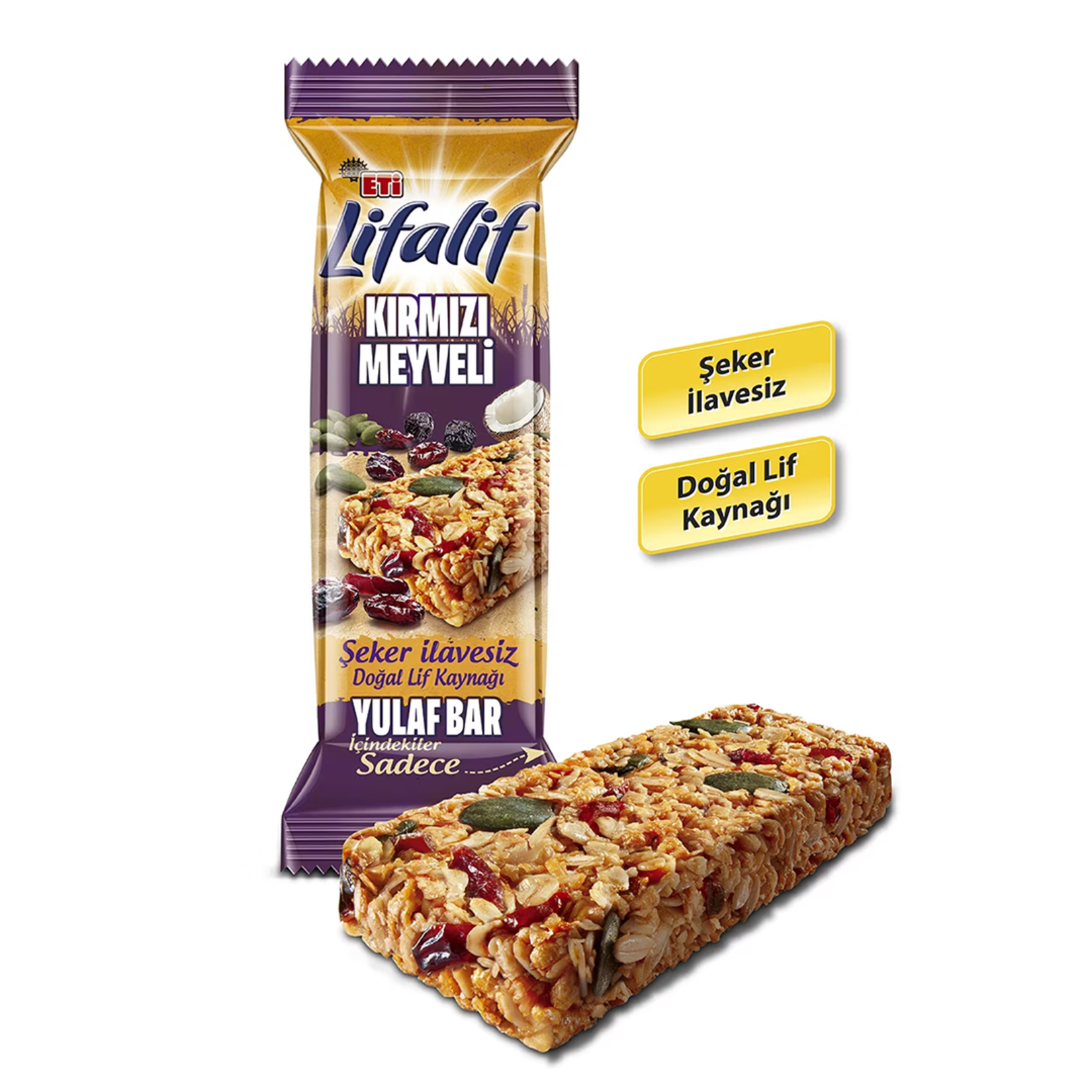 Eti Lifalif Kırmızı Meyveli Yulaf Bar 35 G