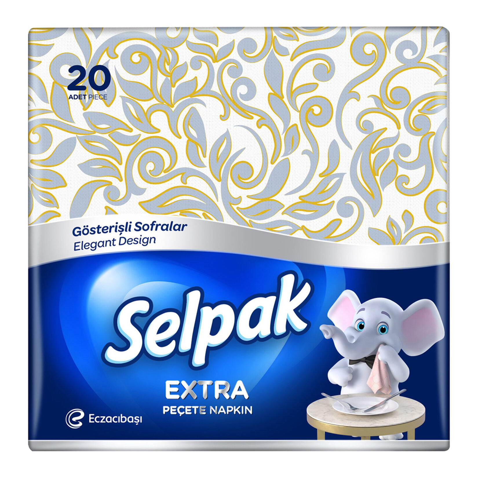 Selpak Extra Desenli Peçete 20'li