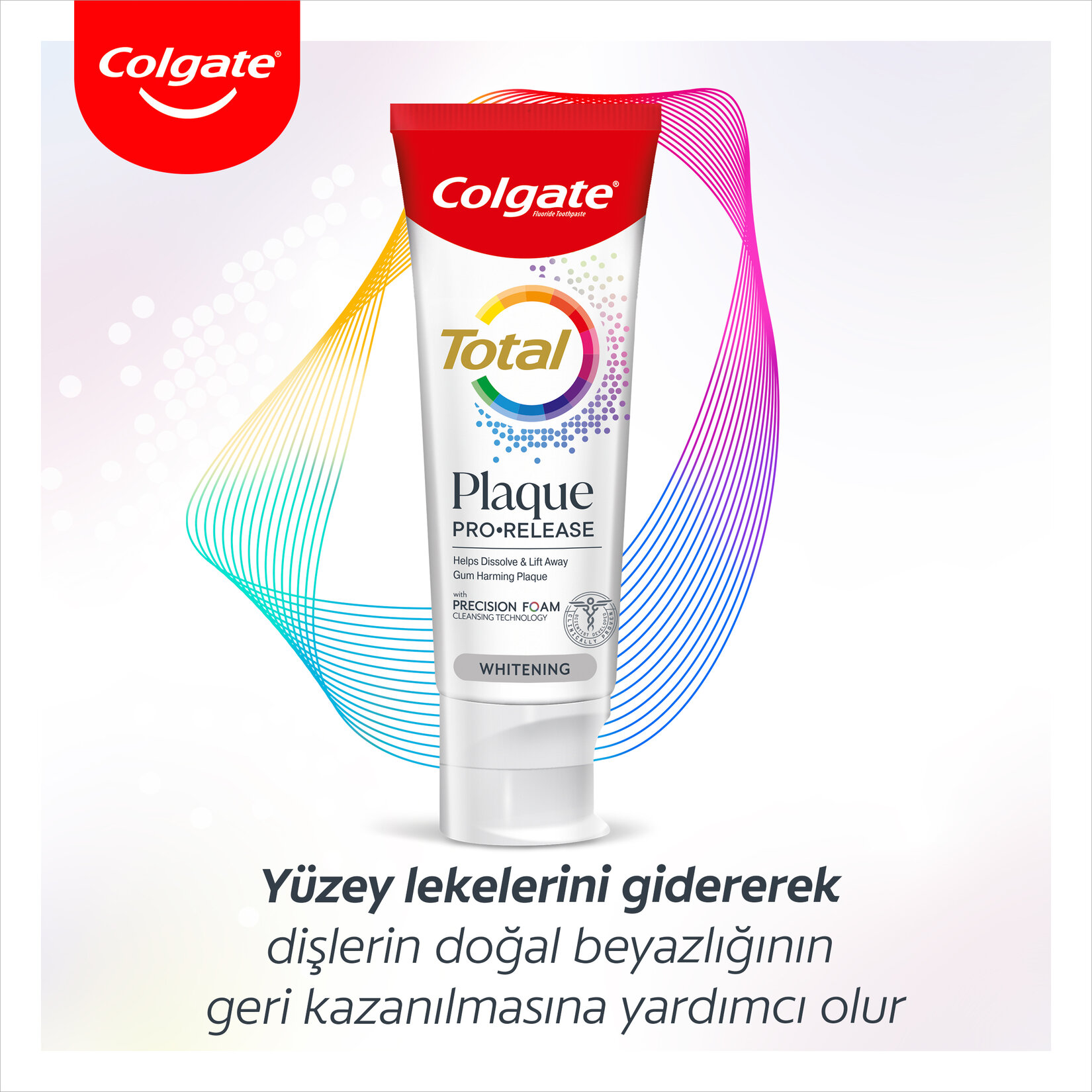 Colgate Total Plaque Pro Release Beyazlatıcı Diş Macunu 75 Ml
