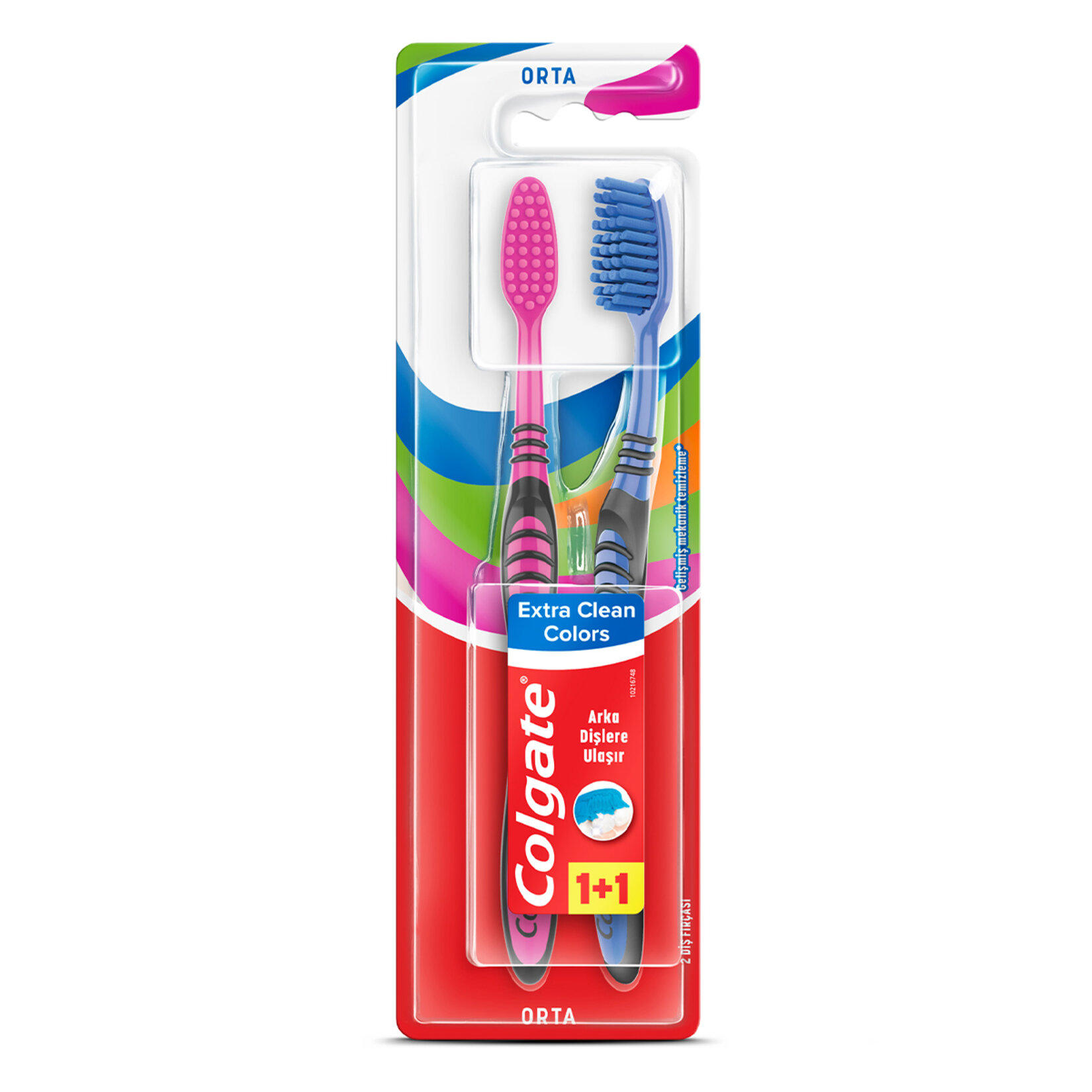 Colgate Extra Clean Colors 1+1 Diş Fırçası