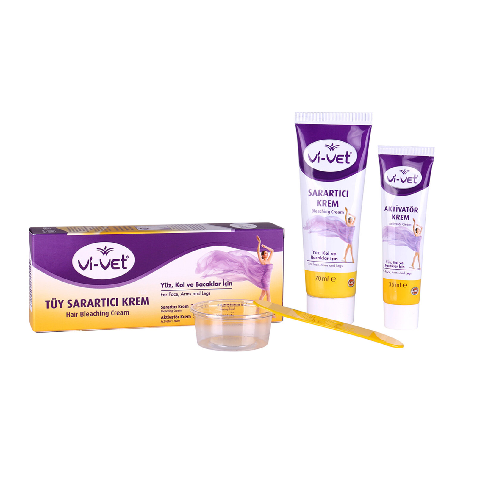 Vi-Vet Tüy Sarartıcı Krem 70 Ml + 35 Ml