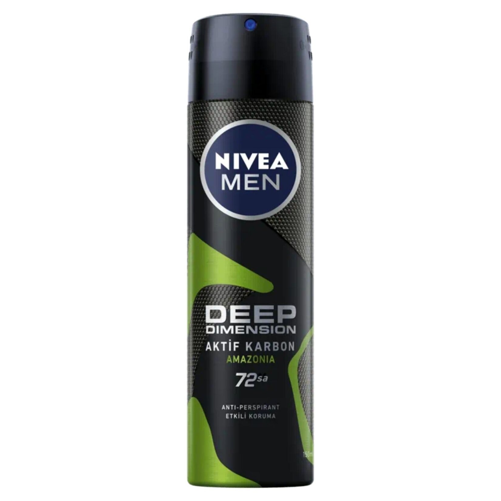 NIVEA MEN Erkek Sprey Deodorant Deep Dimension Amazonia 150 Ml