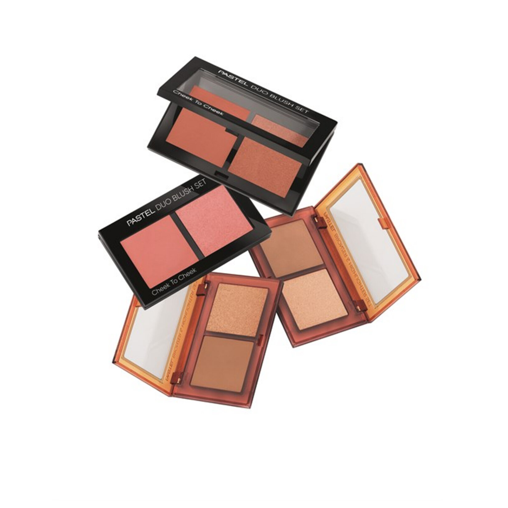 Pastel Duo Blush Set Cheek To Cheek - İkili Allık Seti 10 Hot Pink