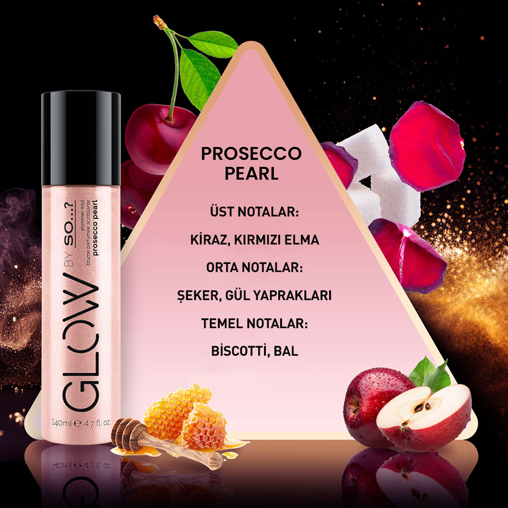So?? Glow By So Shımmer Mıst Prosecco Pearl 140 Ml