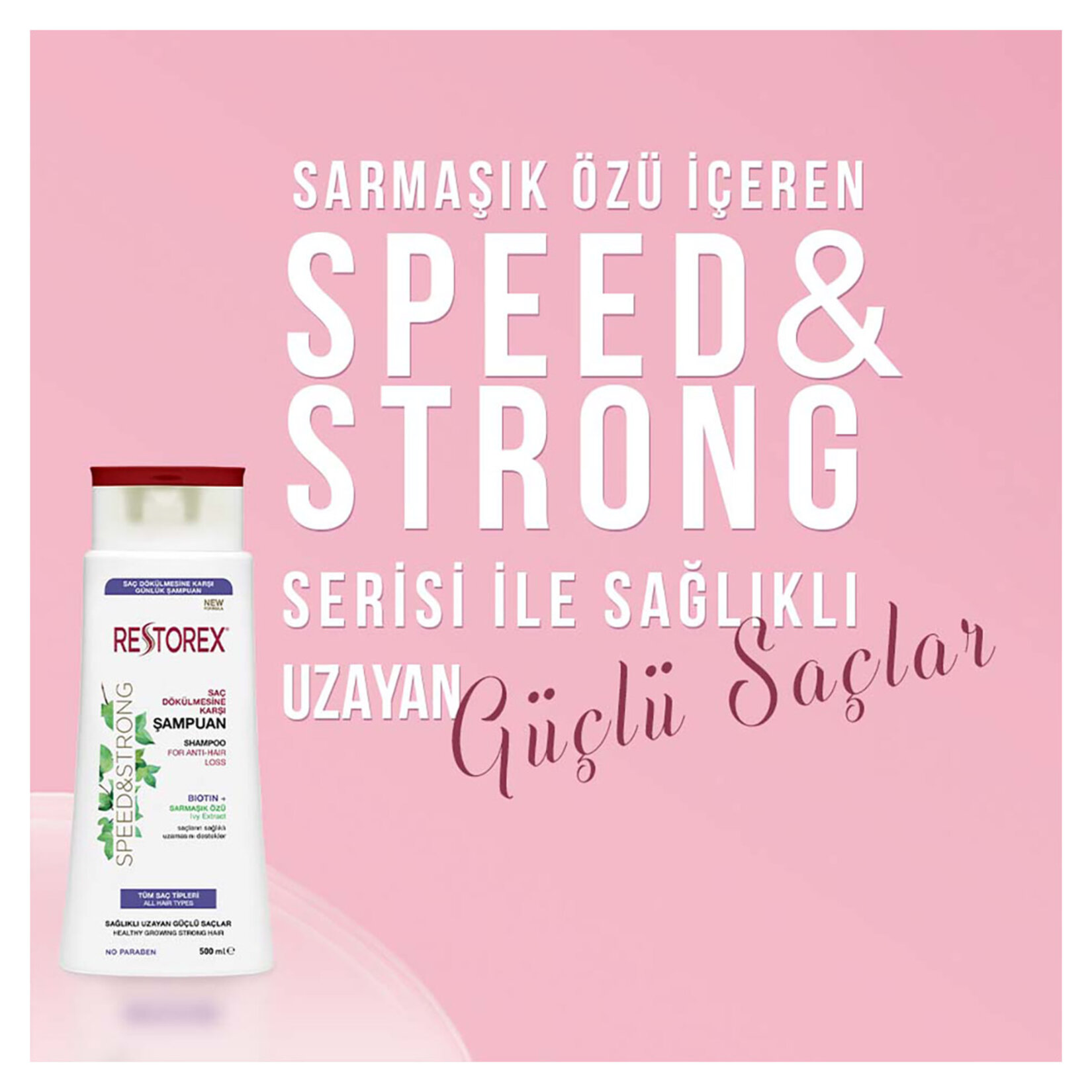 Restorex Şampuan Saç Dökülmesine Karşı 500 Ml