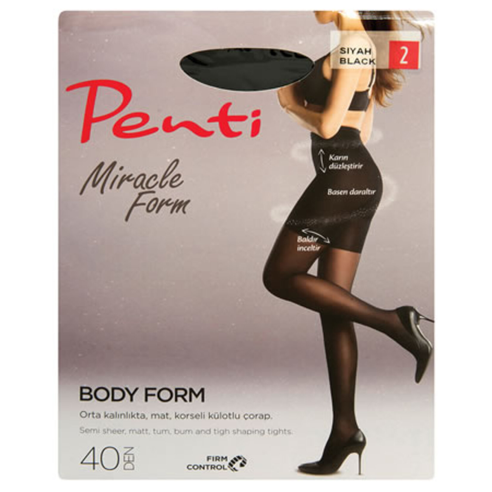 Penti Body Form 40 Den Külotlu Çorap 500/2