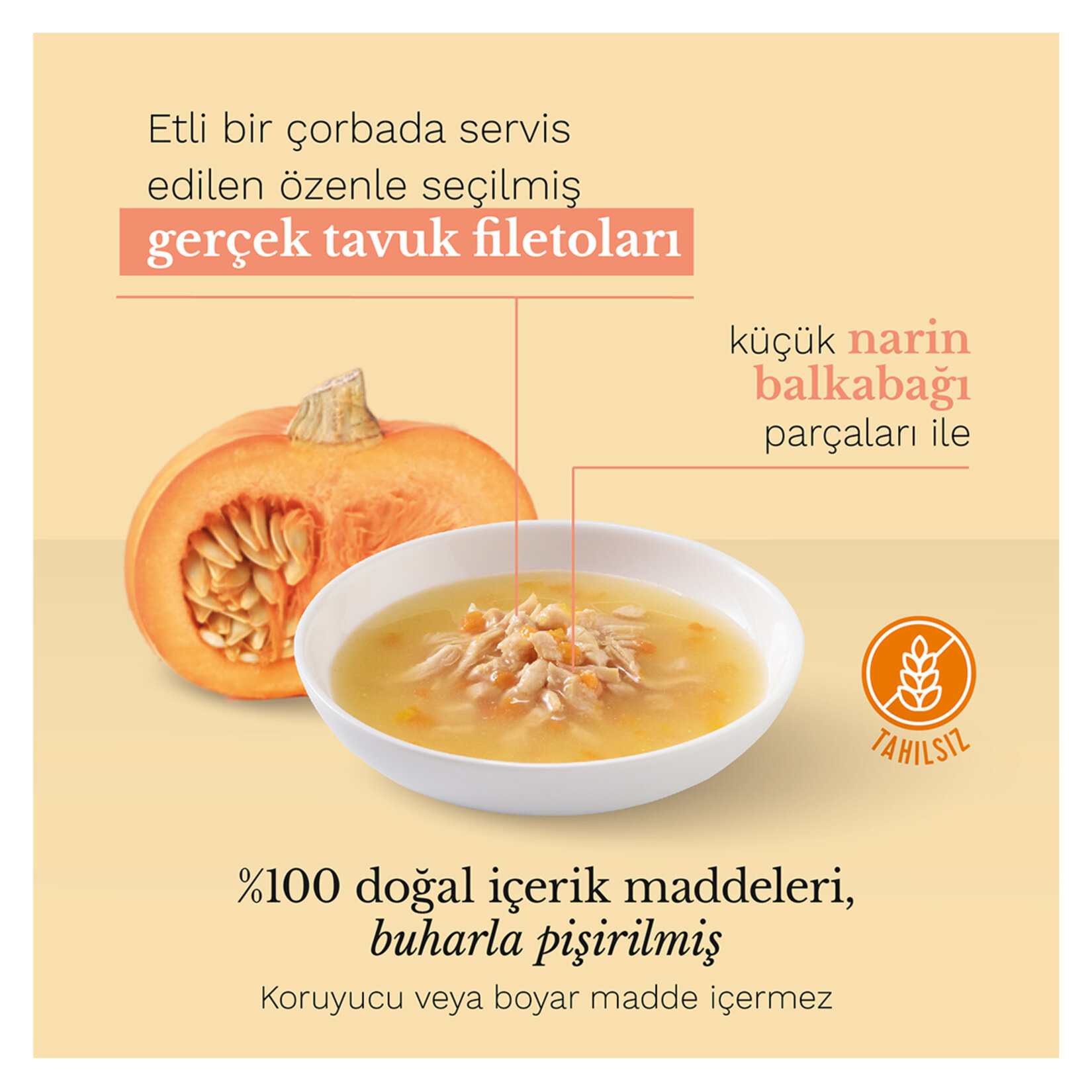 Schesir Soup Tavuk-Bal Kabak Yetişkin Kedi Pouch 85 G