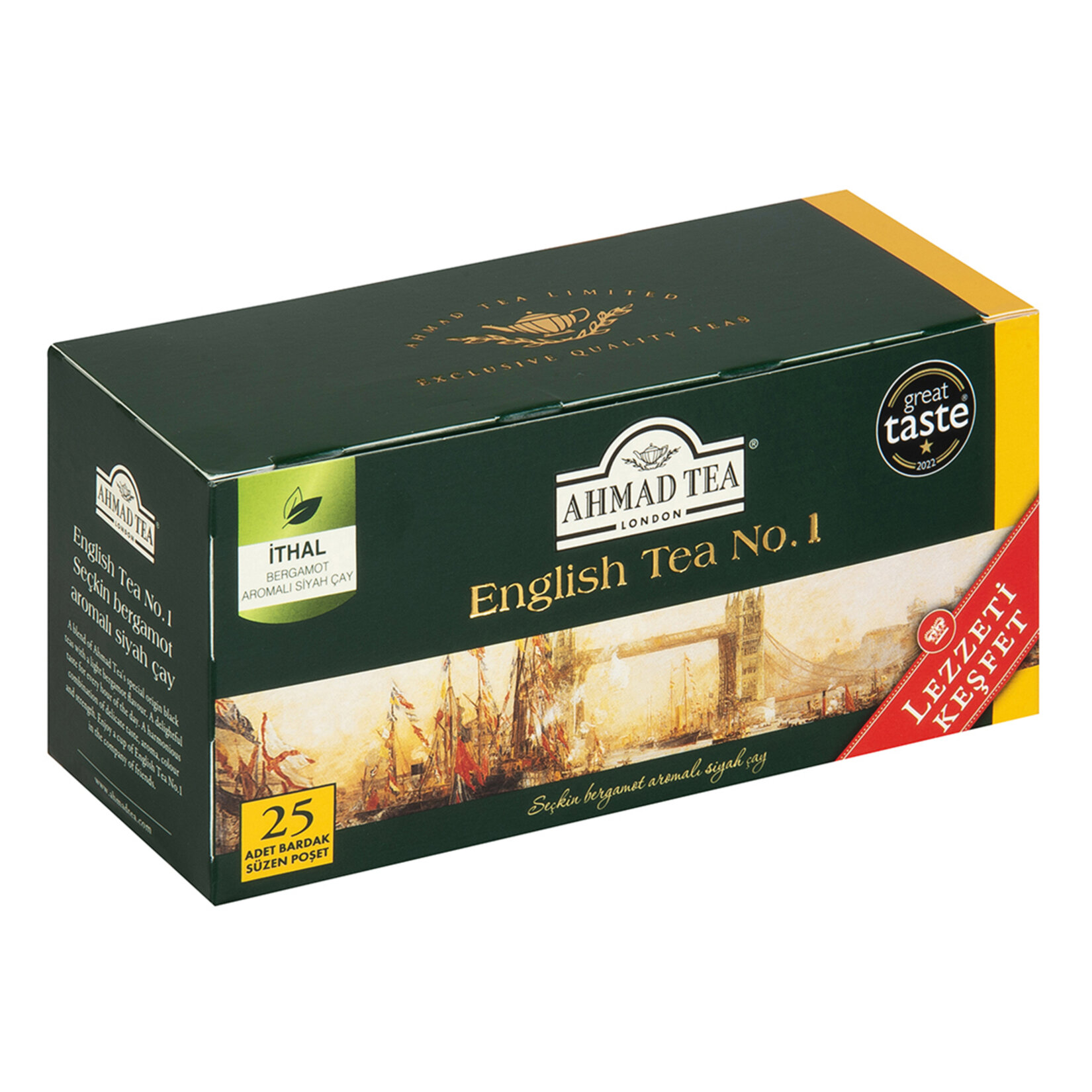 Ahmad Tea English Tea No:1 Bardak Poşet Çay 25'li 50 G - Migros