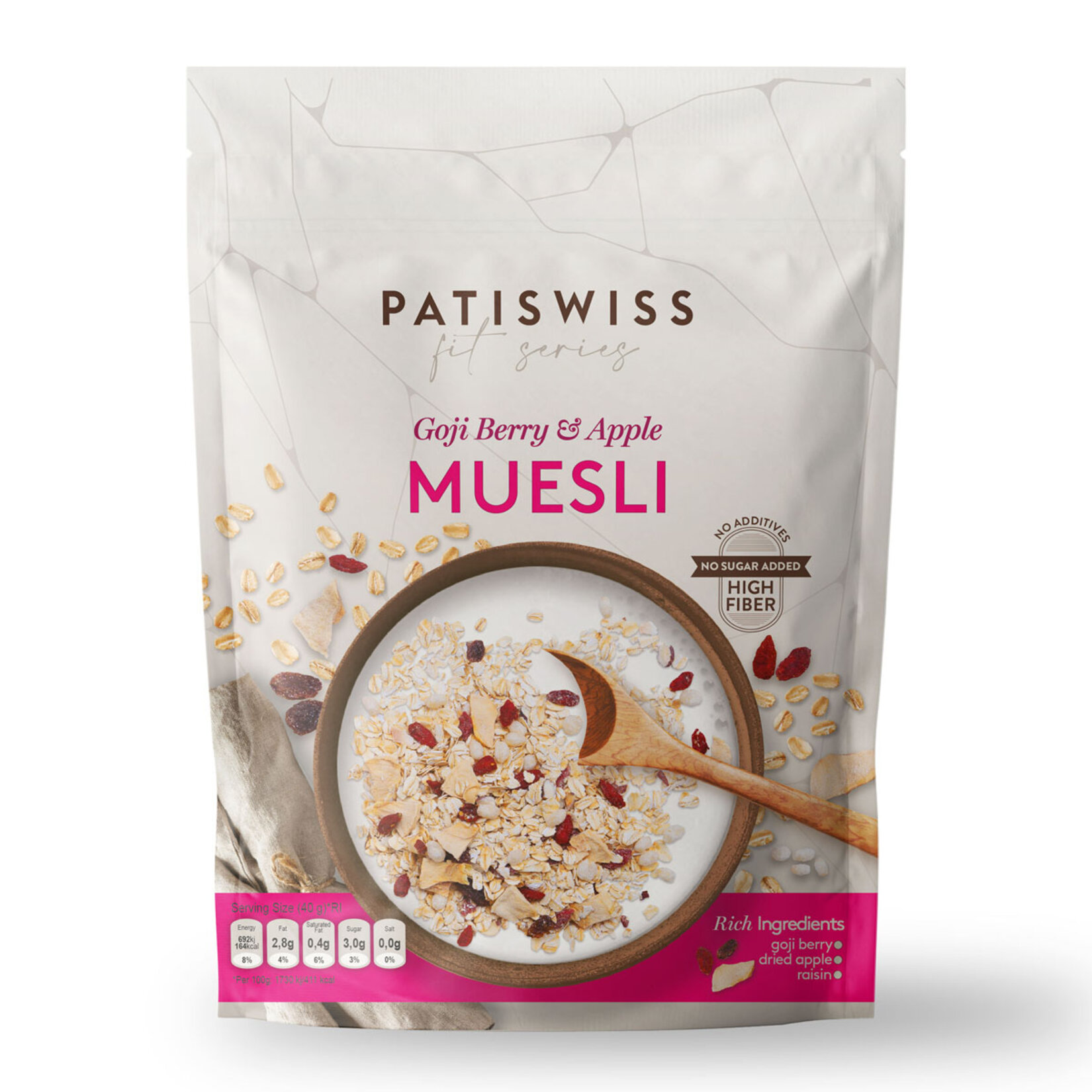 Patiswiss Goji Berry Elmalı Müsli 300G - Migros