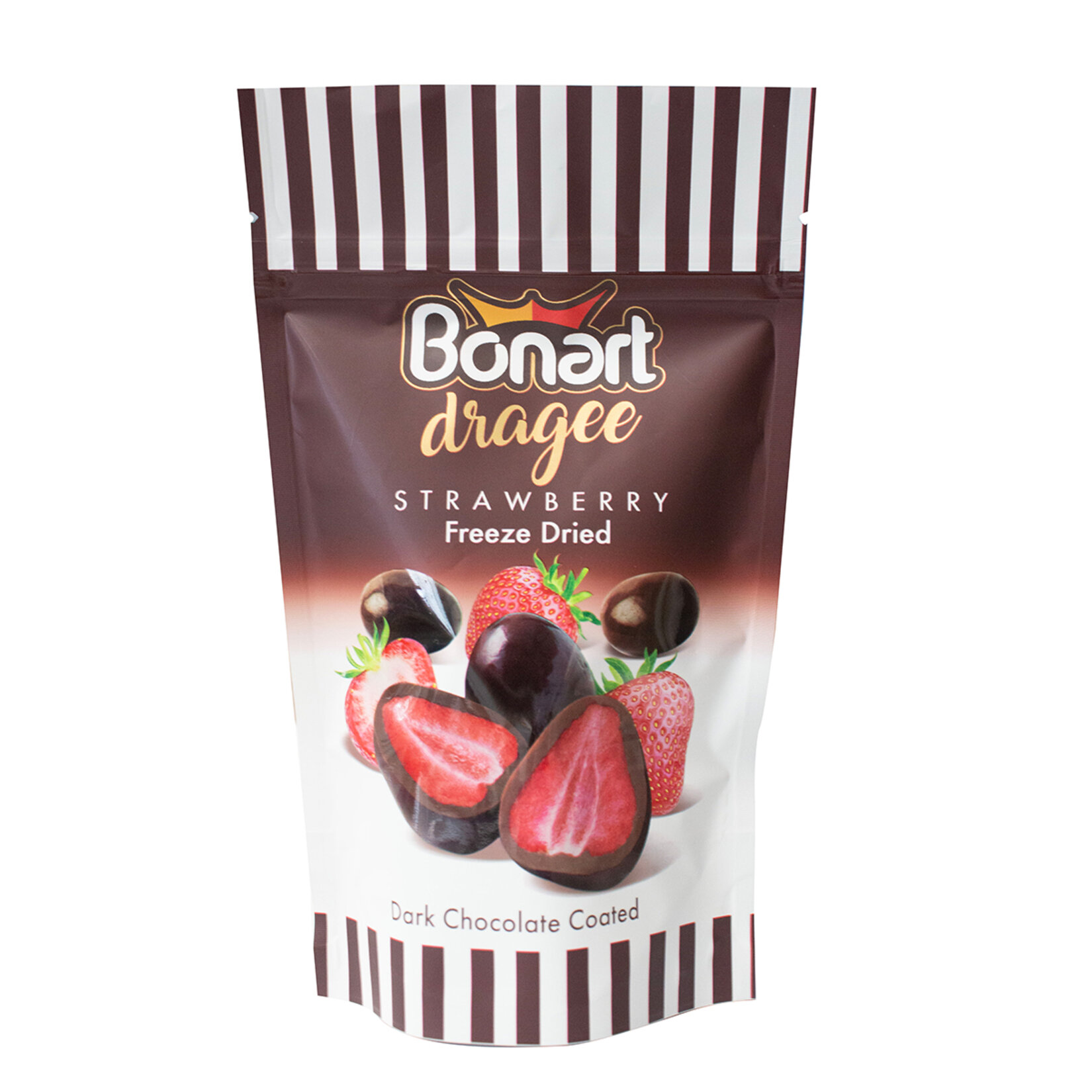 Bonart Dragee Frozen Drıed Strawberry Bitter Chocolate 80g - Migros