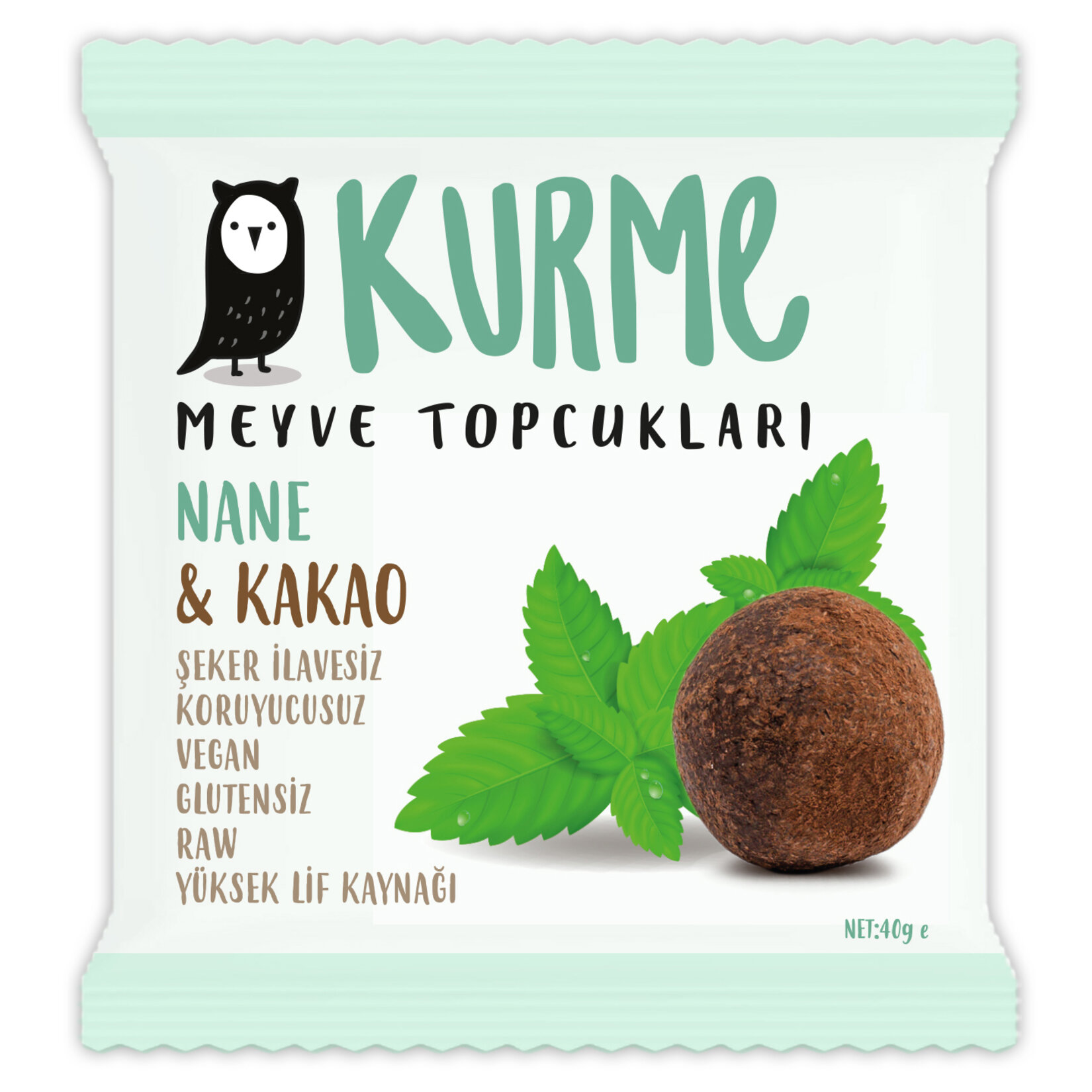 Kurme Naneli Kakaolu Meyve Topçukları 40G - Migros