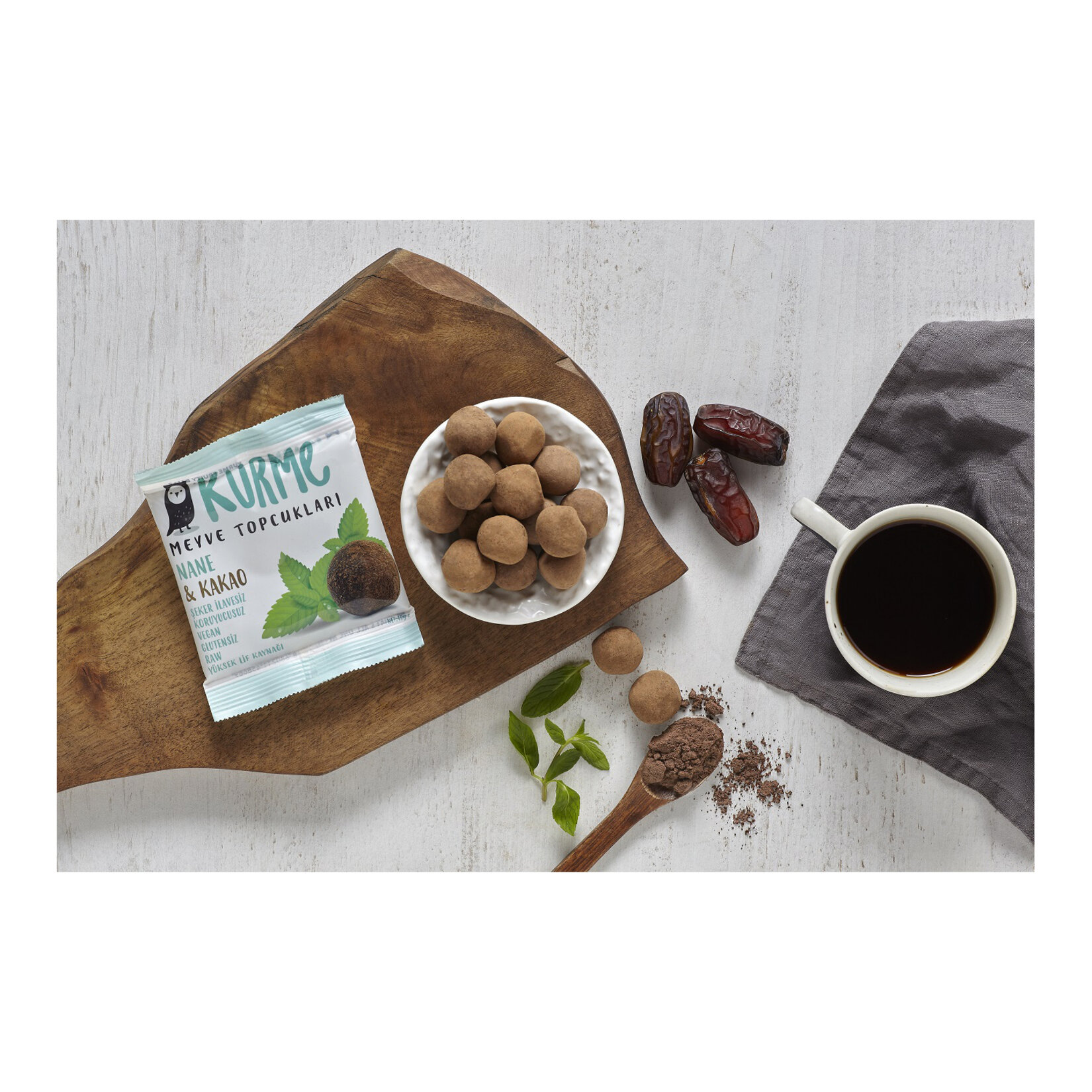 Kurme Naneli Kakaolu Meyve Topçukları 40G - Migros