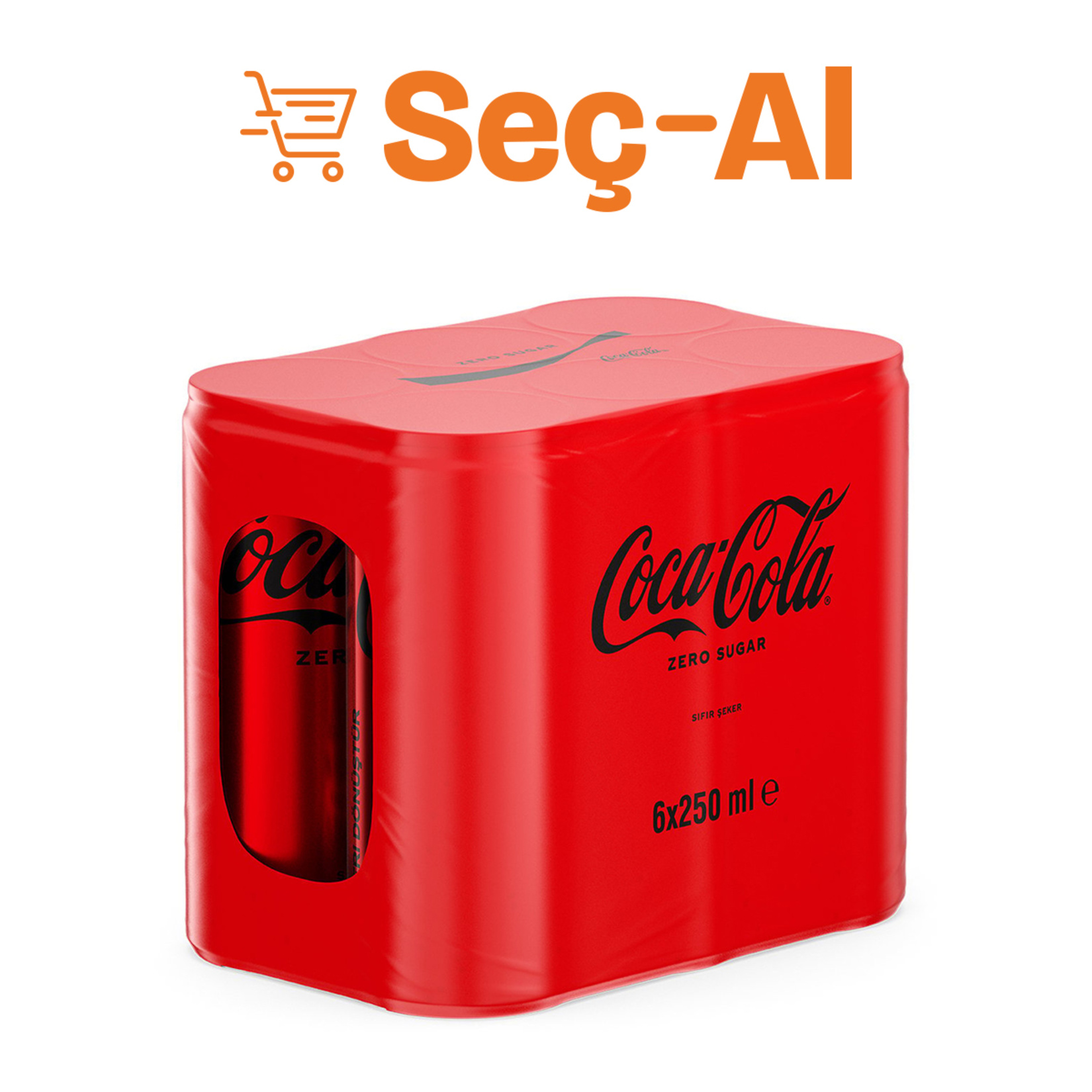 Coca-Cola Zero Sugar Kutu 6 x 250 Ml - Migros