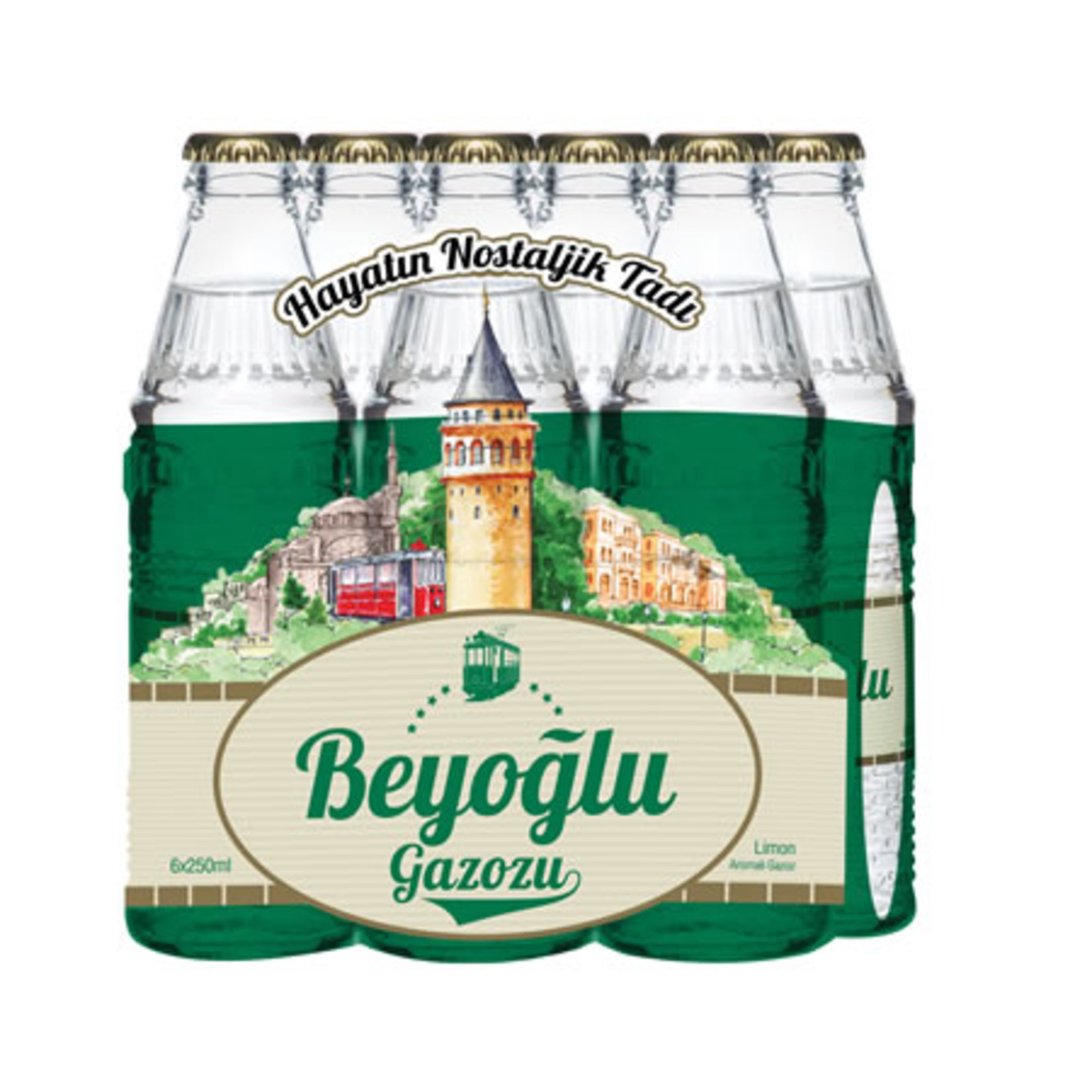 Beyoğlu Limon Aromalı Gazoz 6X250 Ml - Migros
