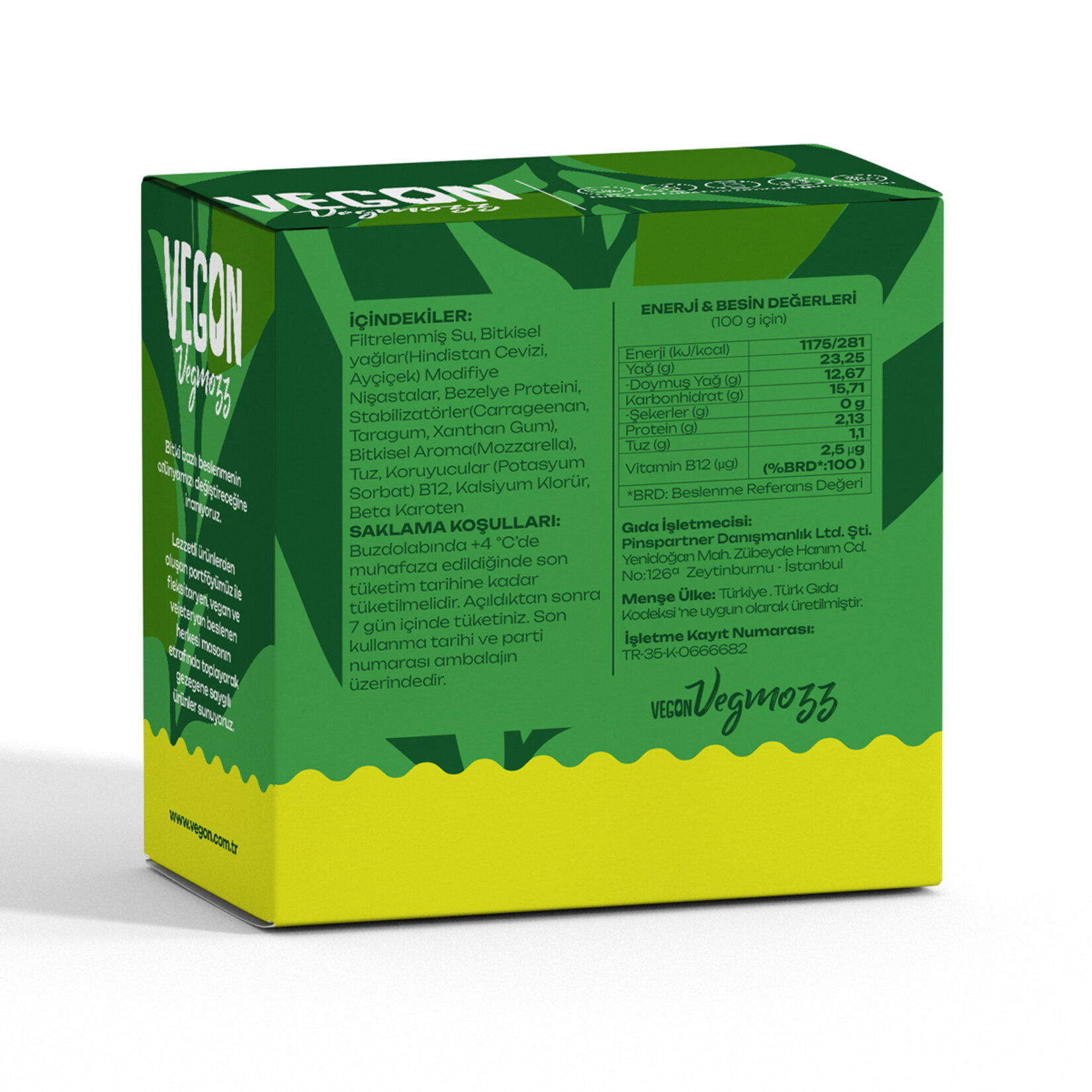 Vegon Vegmozz Dilimli 250 G - Migros