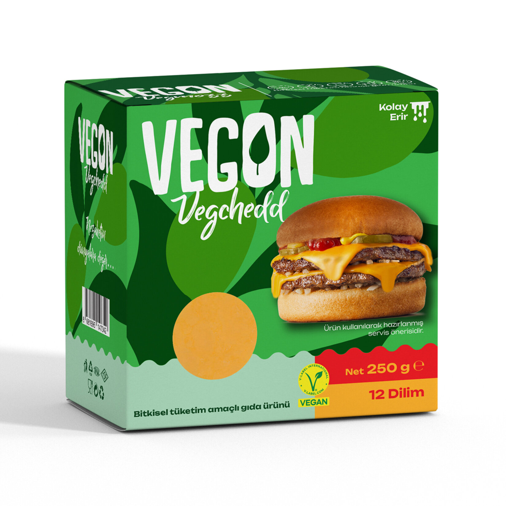 Vegon Vegchedd Dilimli 250 G - Migros